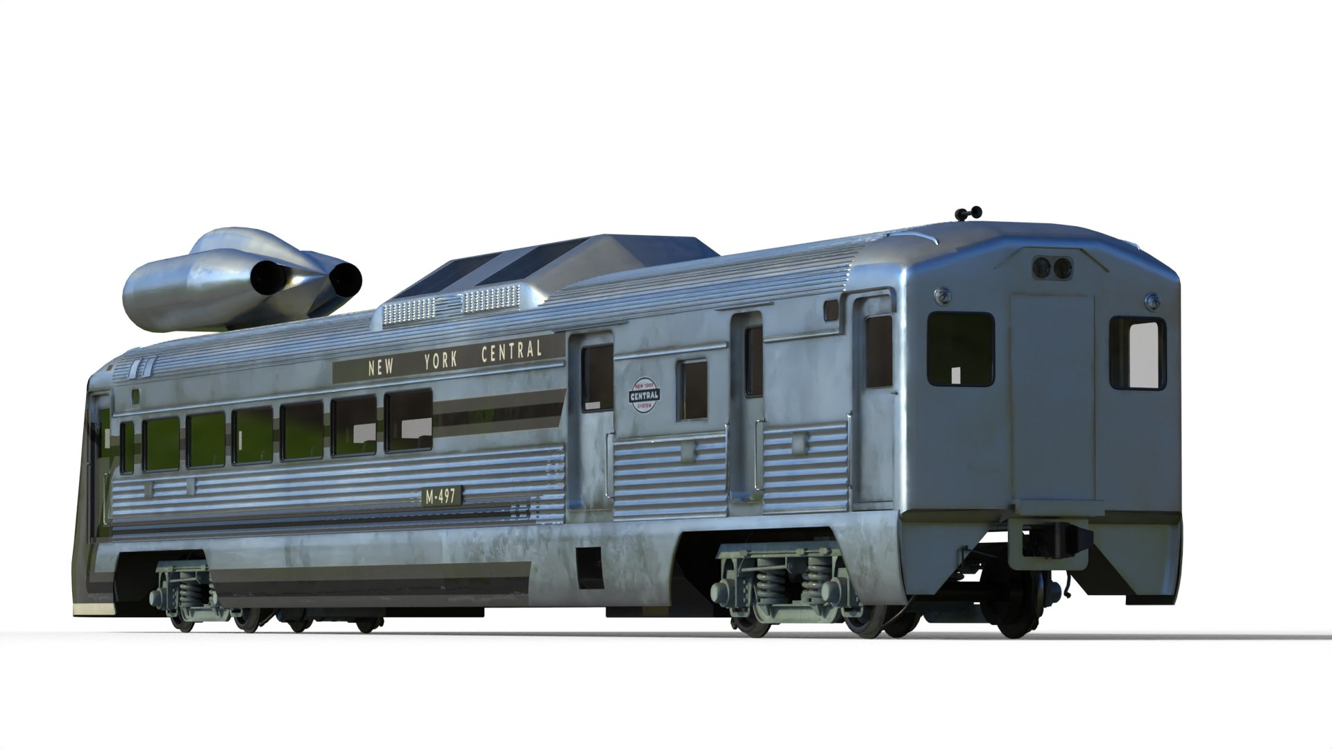 M-497 Black Beetle Jet Train 3D Model - TurboSquid 2211662