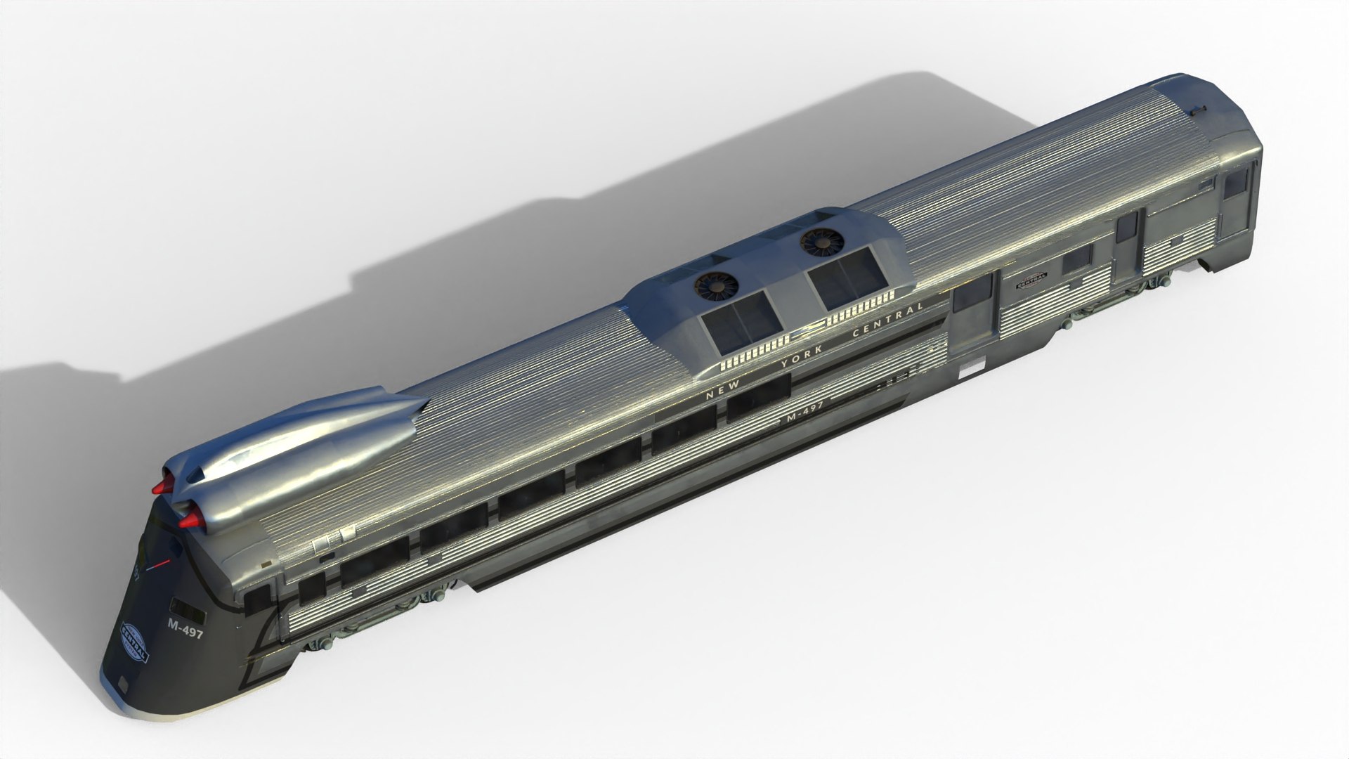 M-497 Black Beetle Jet Train 3D Model - TurboSquid 2211662