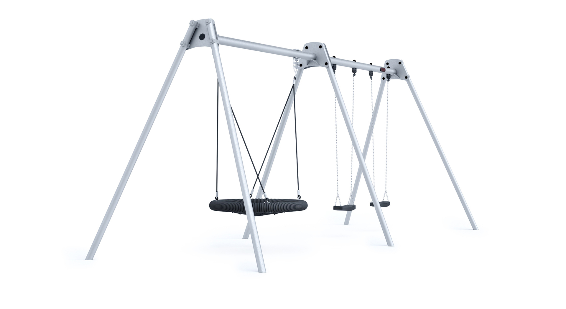 Combi Swing H2 5m Kompan Modelo 3D - TurboSquid 1690918