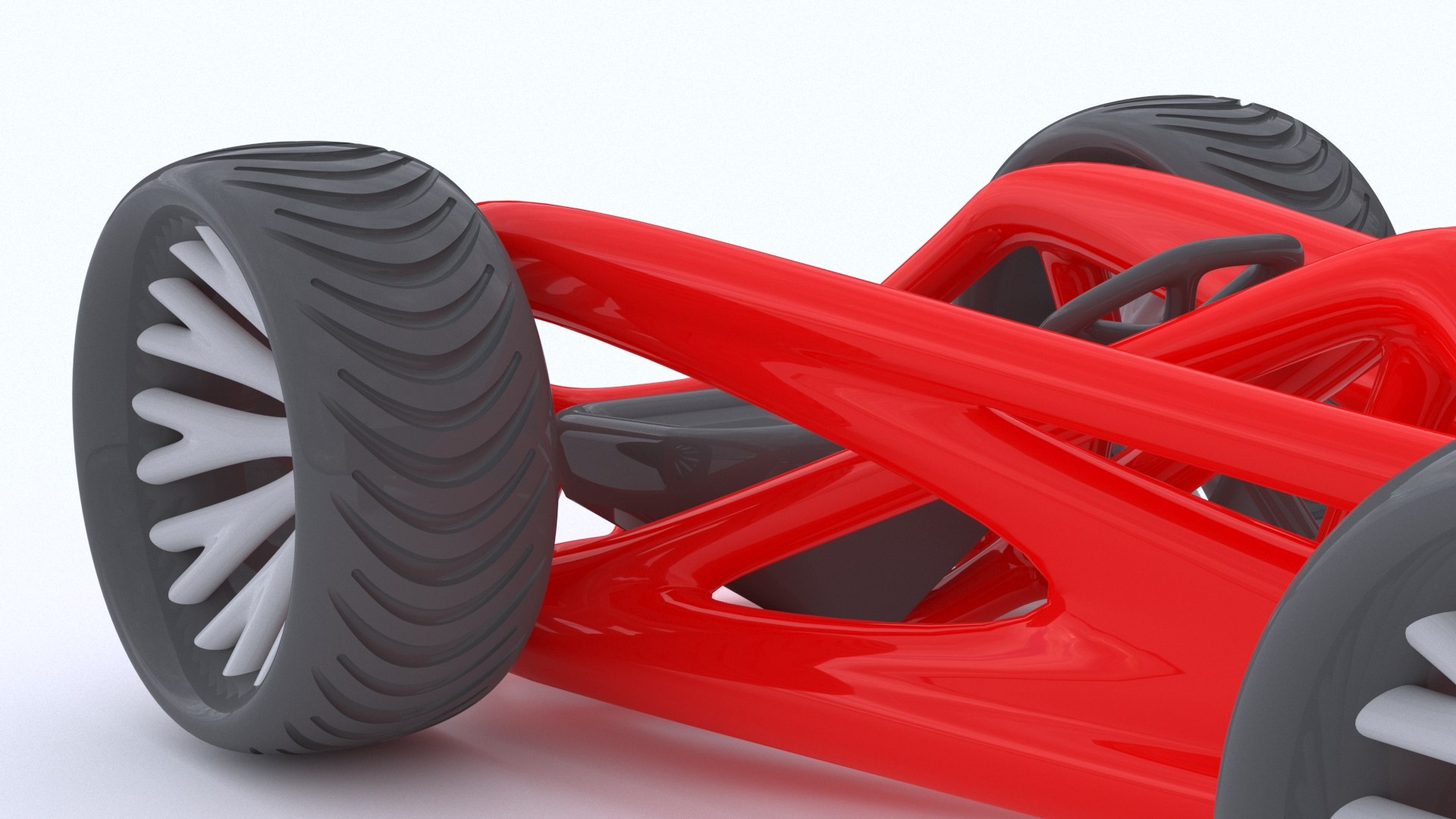 Futuristic Skeleton Racing Car 3D - TurboSquid 2397977