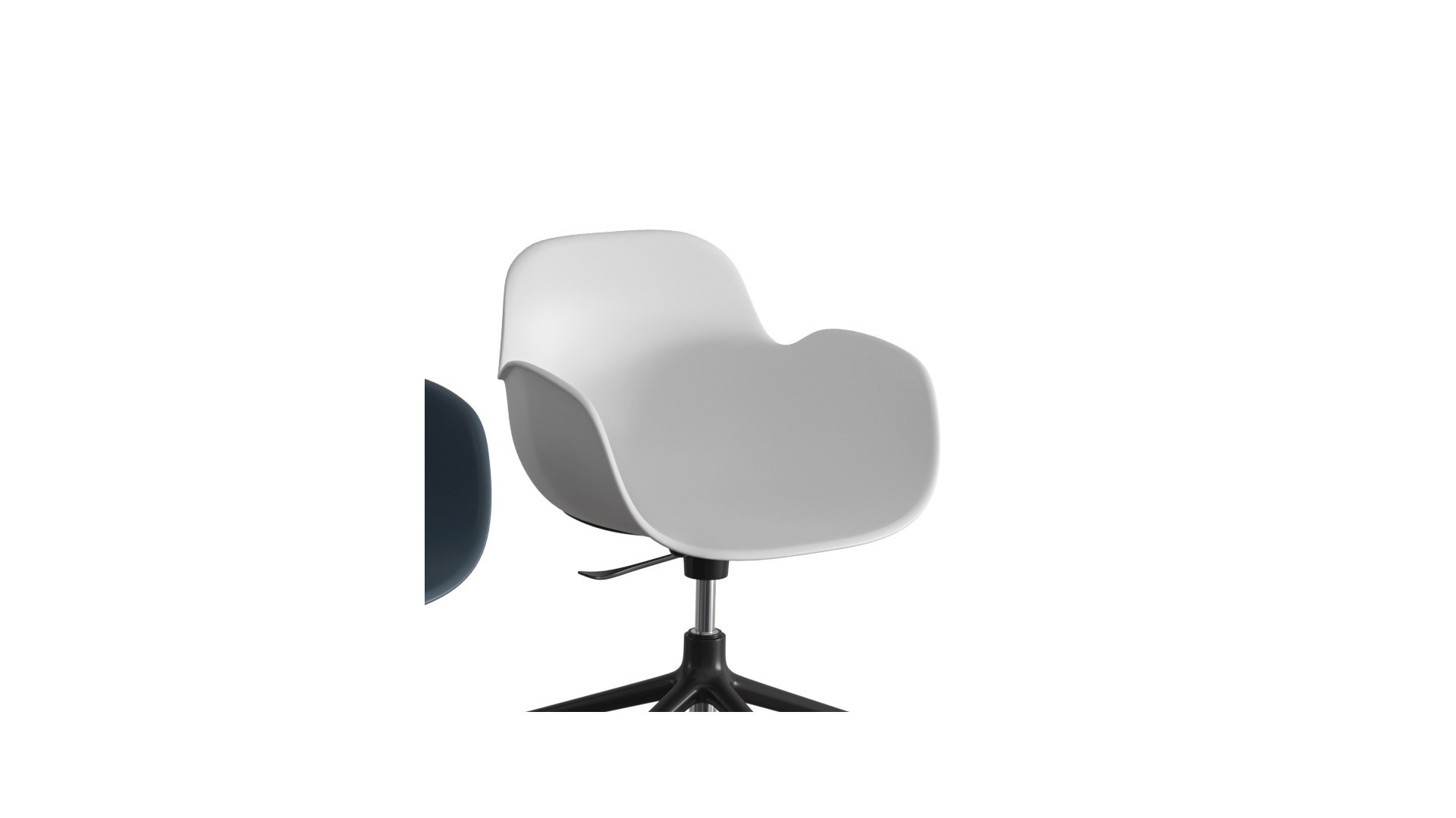 Form Swivel Arm Chair 3D Model - TurboSquid 1943768