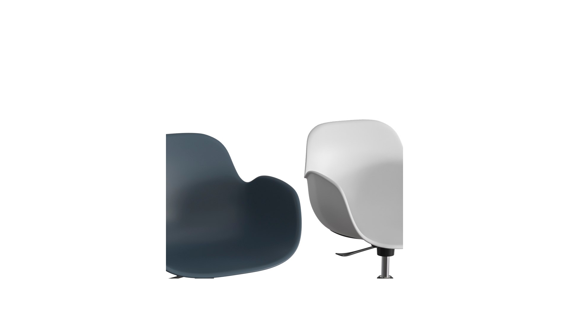 Form Swivel Arm Chair 3D Model - TurboSquid 1943768