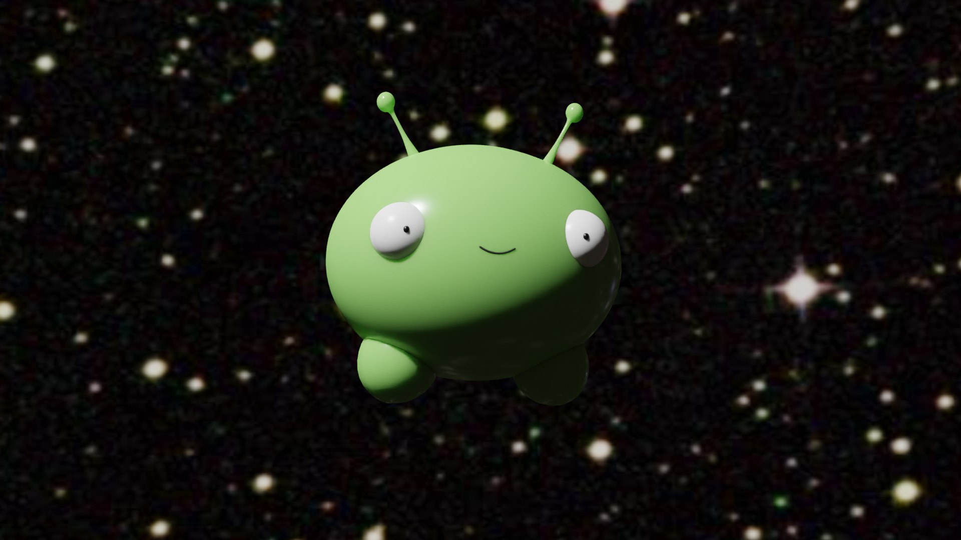 3D Mooncake Final Space Alien Model - TurboSquid 1482650