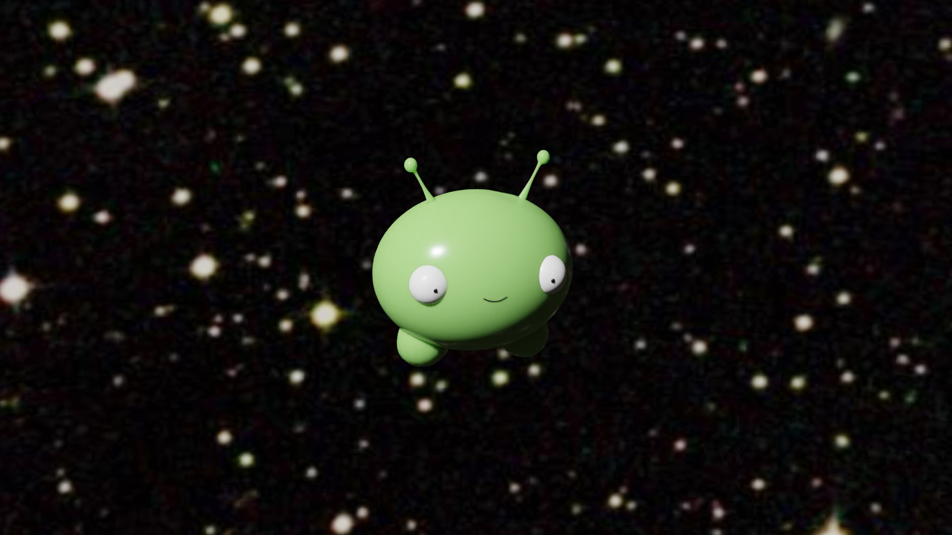 3D Mooncake Final Space Alien Model - TurboSquid 1482650