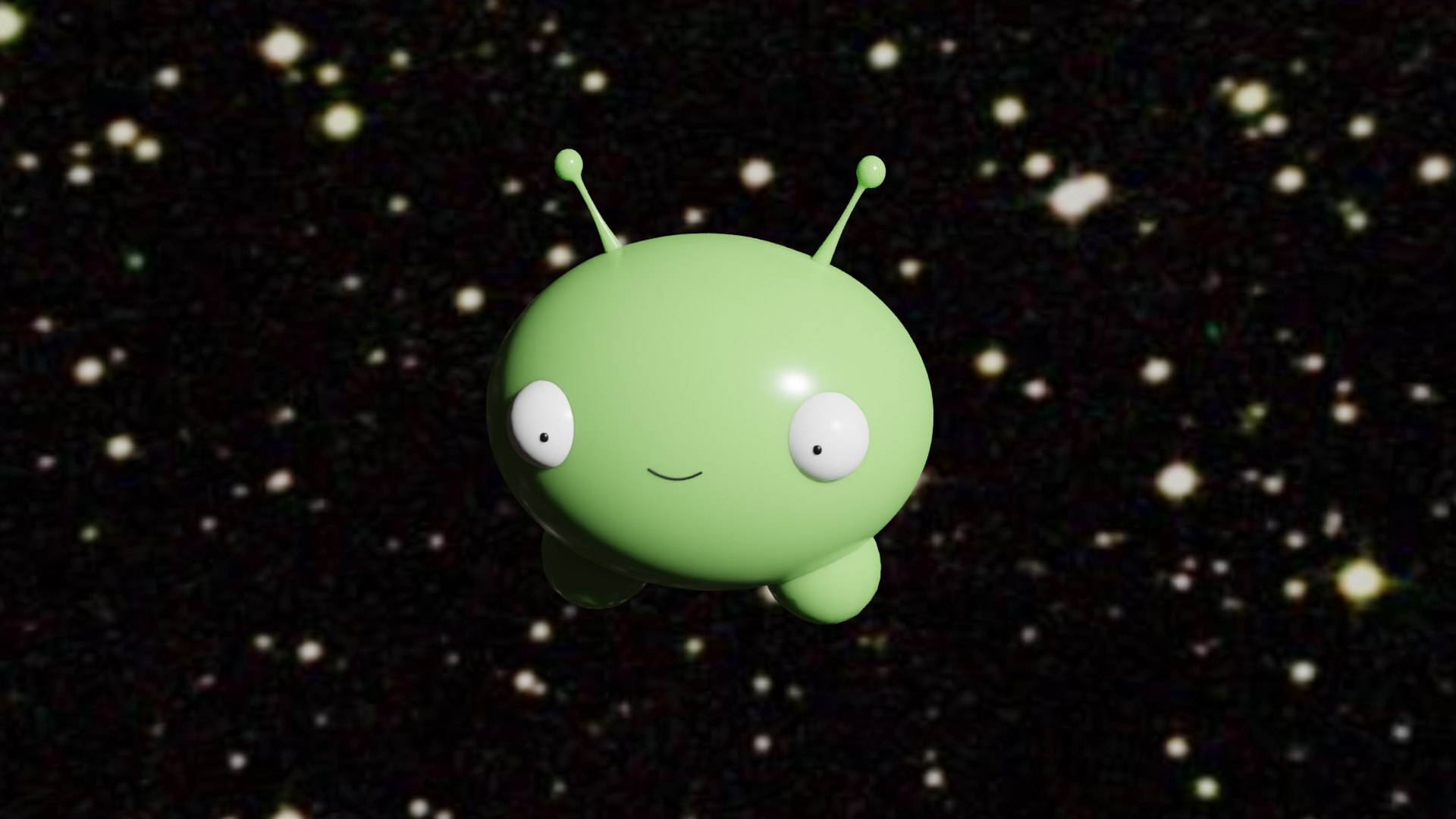 3D Mooncake Final Space Alien Model - TurboSquid 1482650
