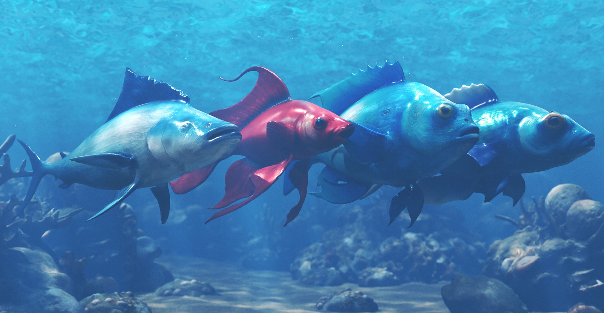 3D Fish Marine Life Pack - TurboSquid 2337907