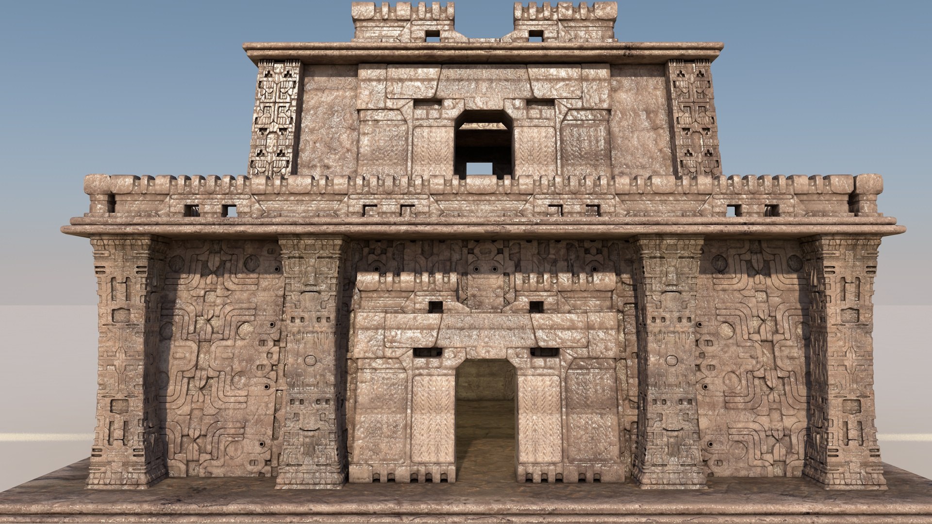 Fantastic Temple 3D Model - TurboSquid 2150123