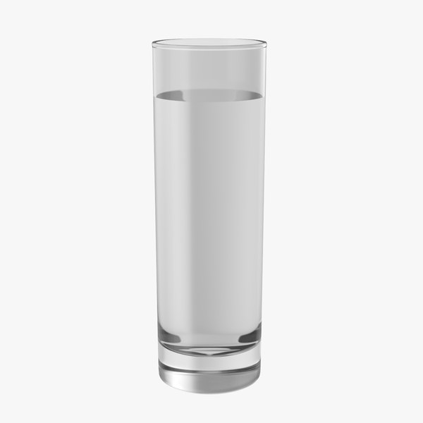 Collins glass water model - TurboSquid 1482641