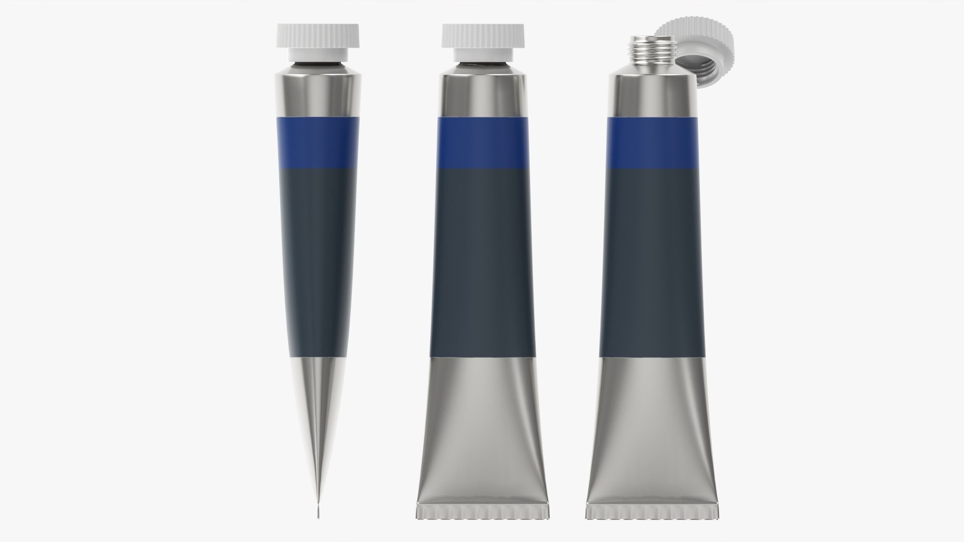 3D Paint Tin Tube 02 Model - TurboSquid 1716583