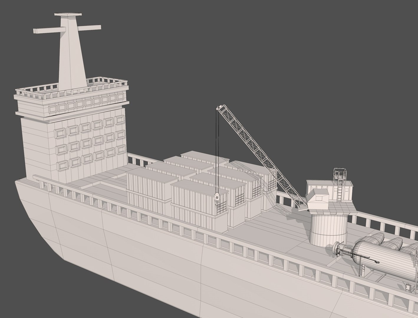 3D Model Tanker Ship - TurboSquid 1205234