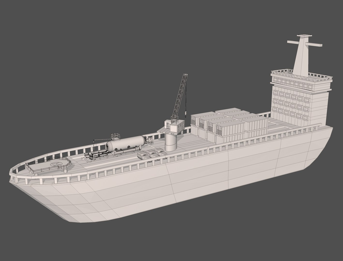 3D Model Tanker Ship - TurboSquid 1205234