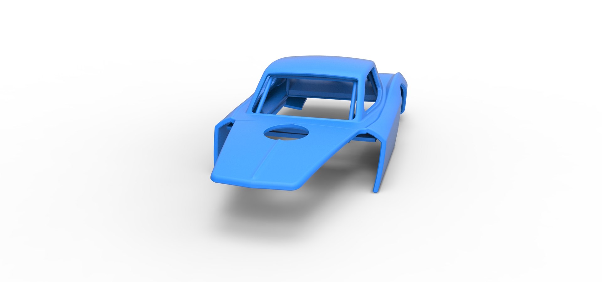 3D Shell Of Vintage Asphalt Modified Stock Car V2 Scale 1 To 25 ...