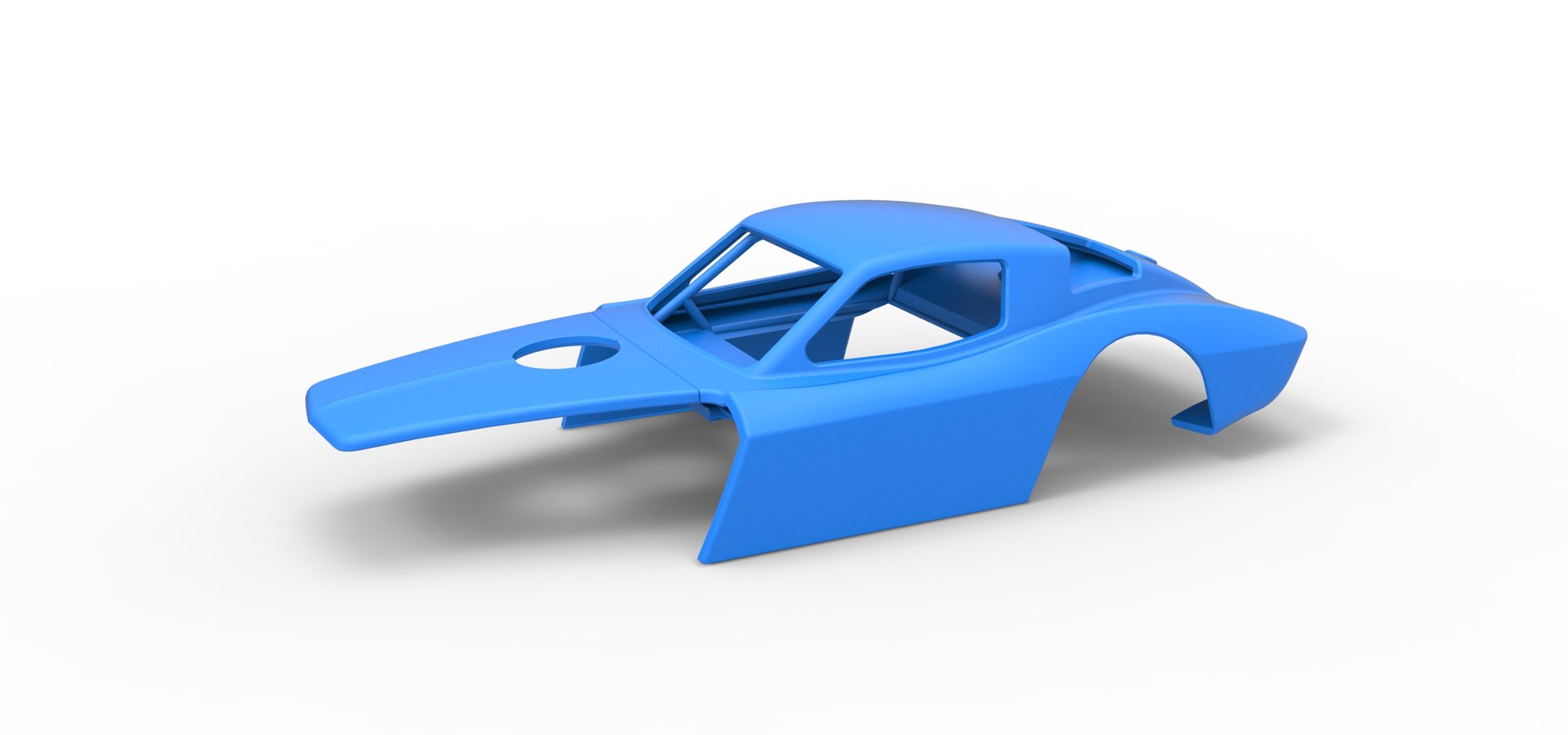 3D Shell Of Vintage Asphalt Modified Stock Car V2 Scale 1 To 25 ...