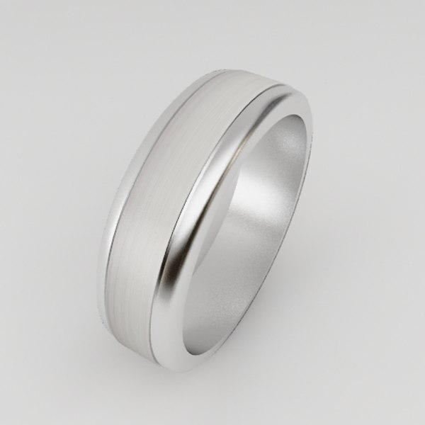 male wedding ring 3d model