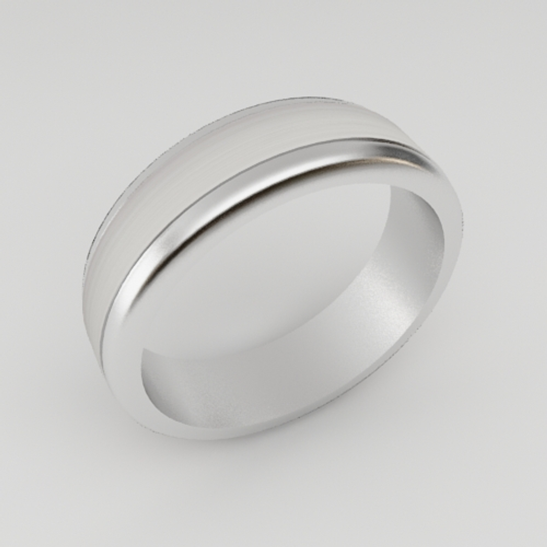 male wedding ring 3d model