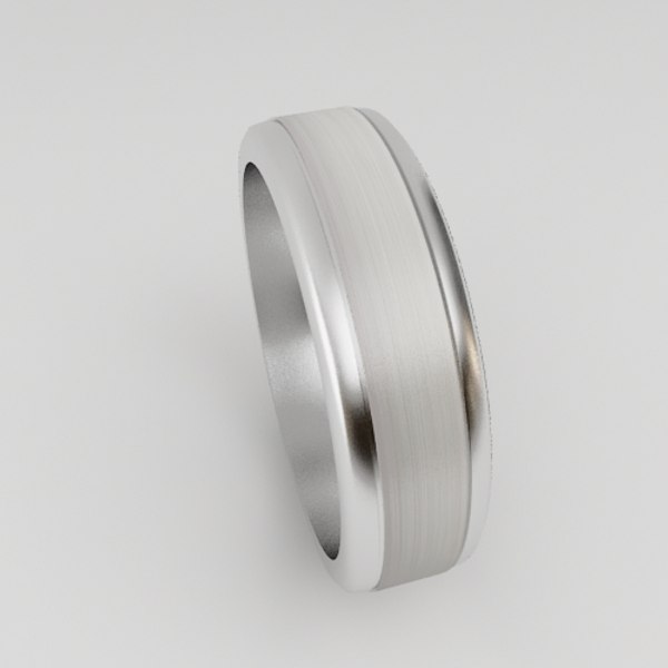 male wedding ring 3d model
