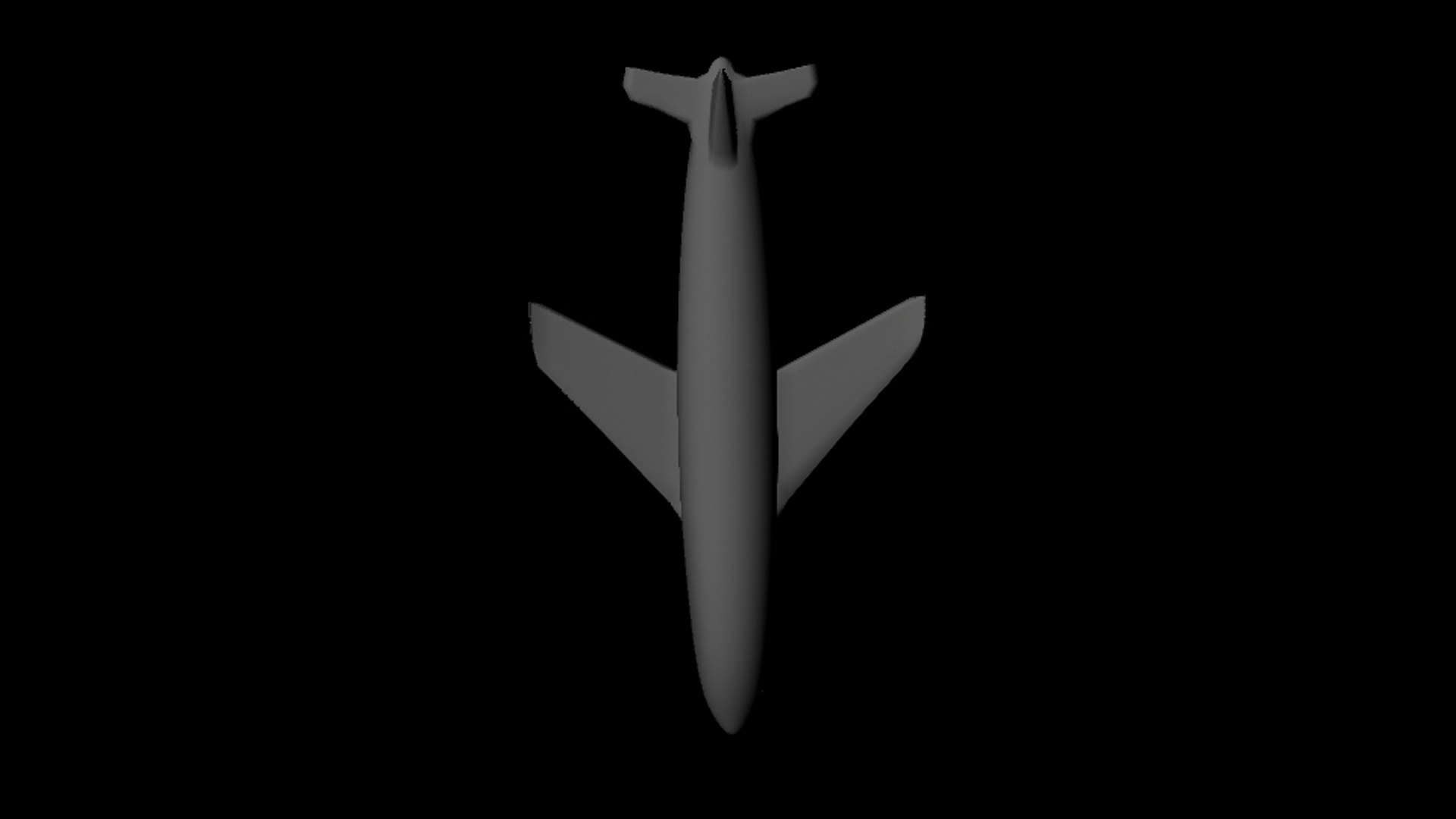 free simple plane 3d model