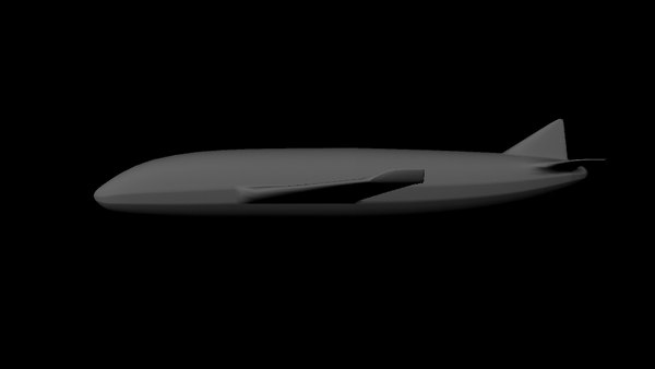 free simple plane 3d model