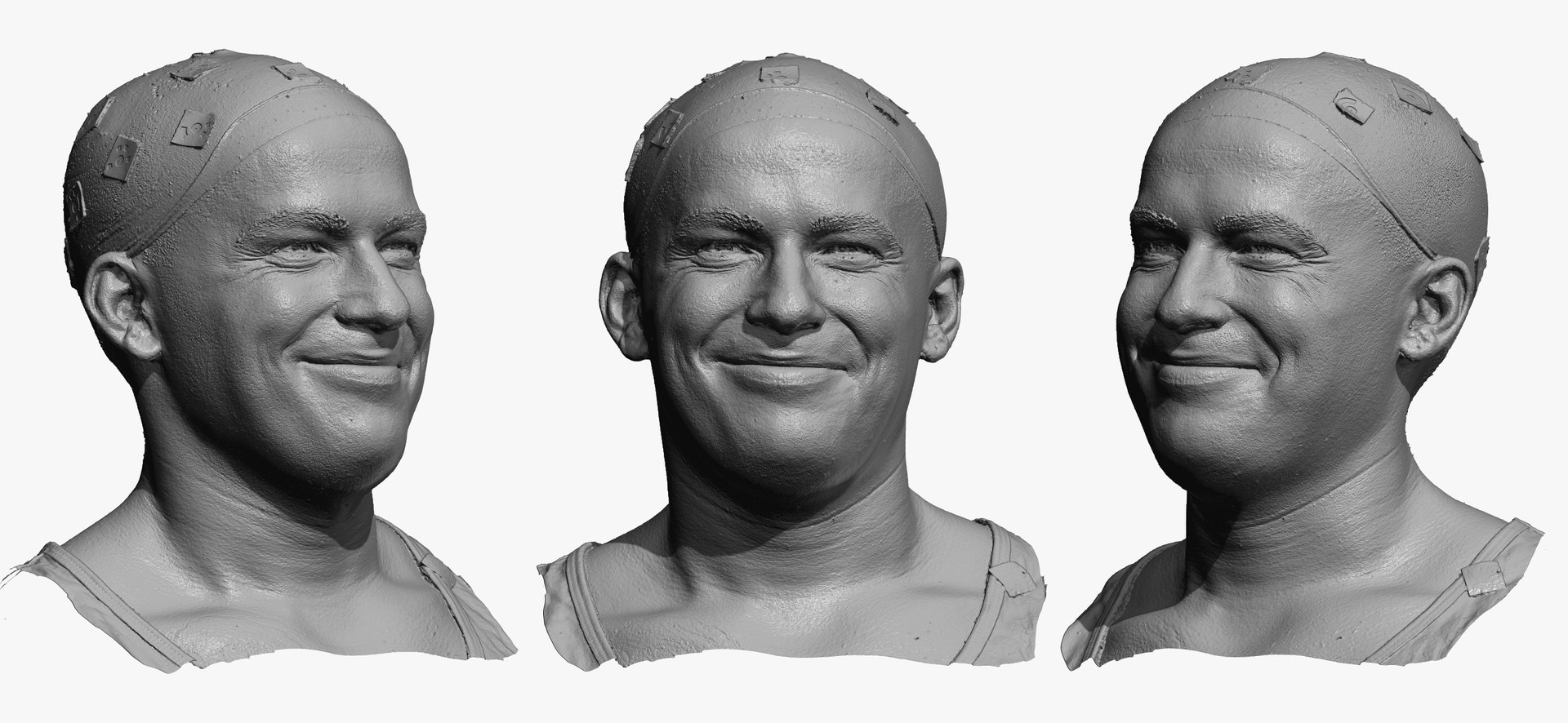 3D marcus human head dimpler model - TurboSquid 1598200