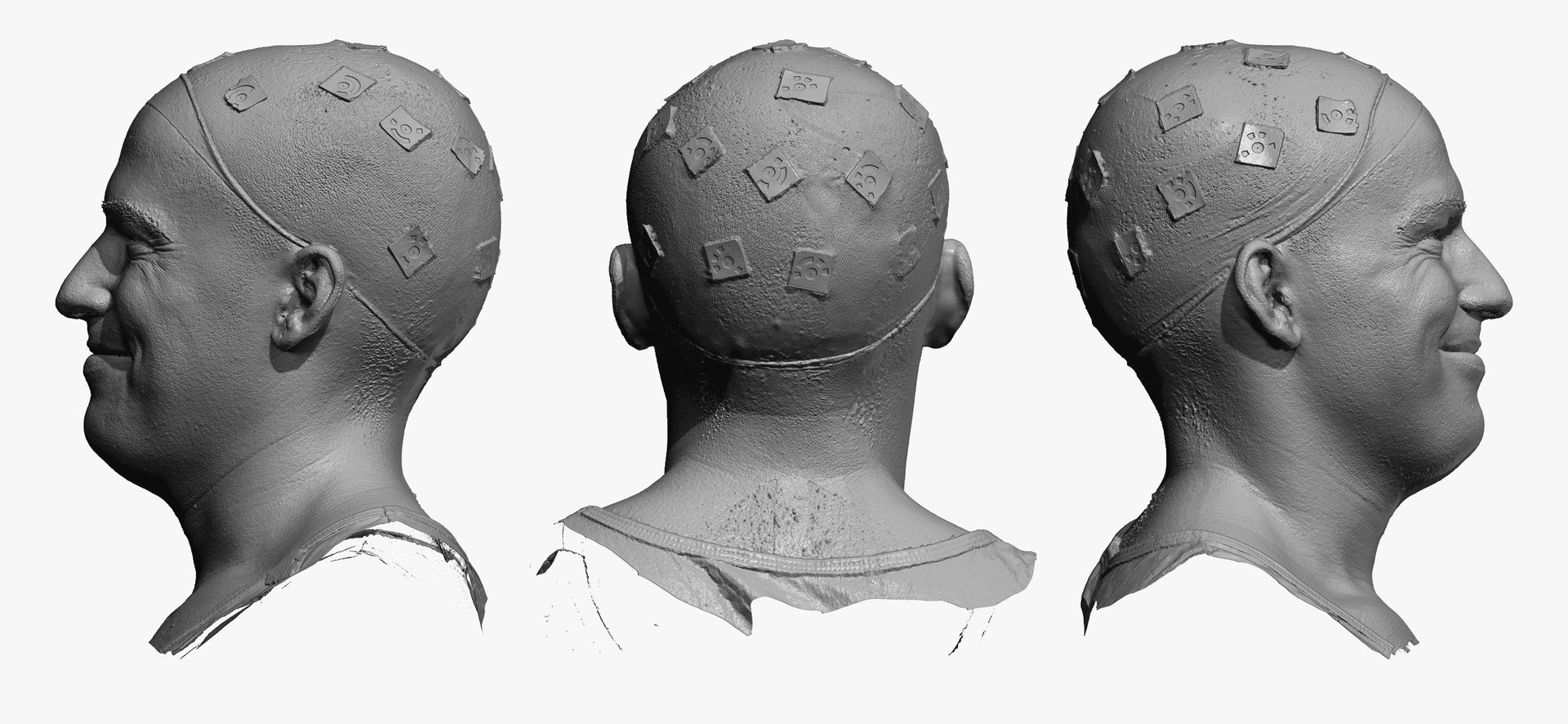 3D marcus human head dimpler model - TurboSquid 1598200