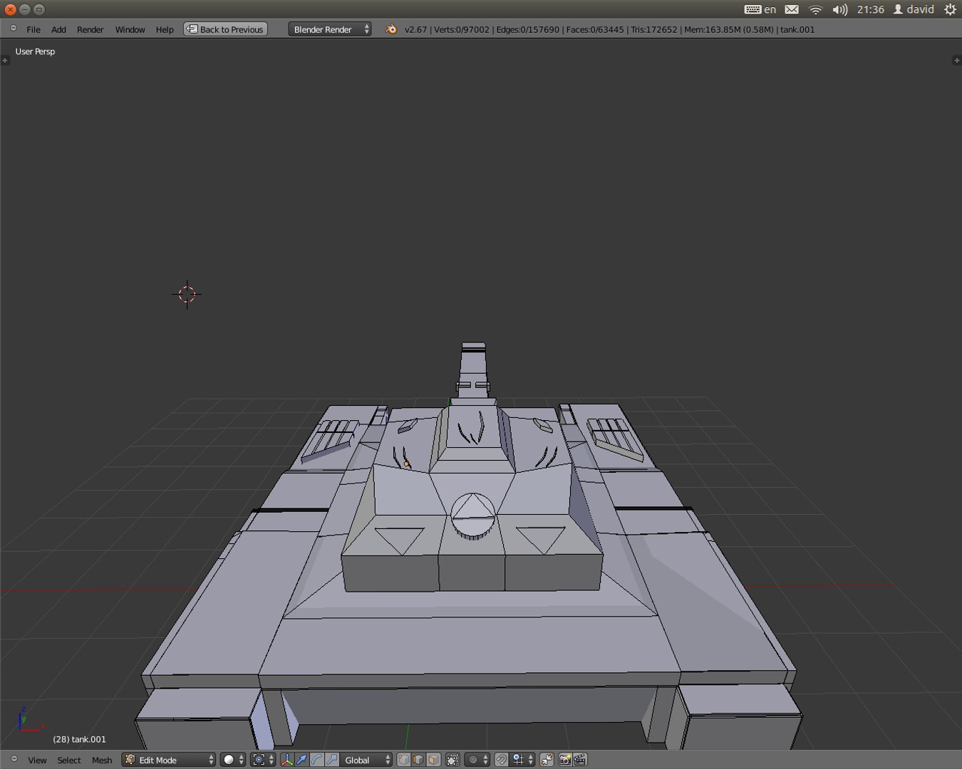 Free Tank 3d Model