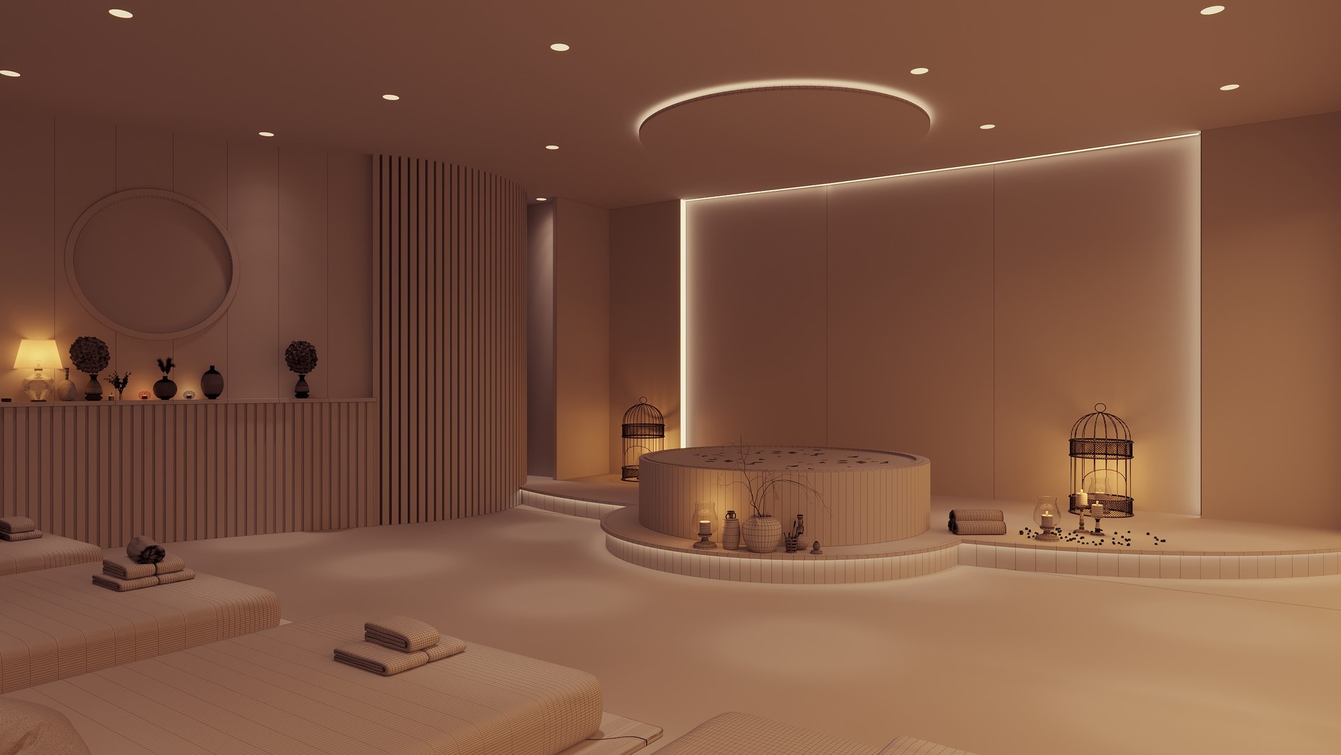 SPA AND SAUNA INTERIOR 3D Model - TurboSquid 2266476