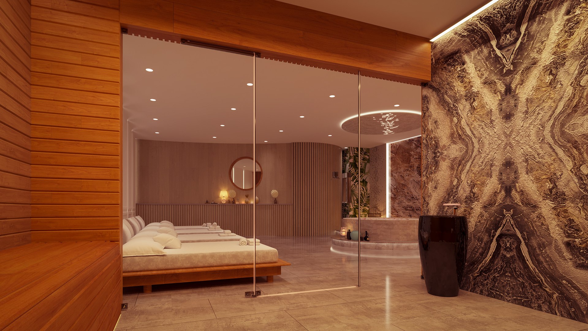 SPA AND SAUNA INTERIOR 3D Model - TurboSquid 2266476