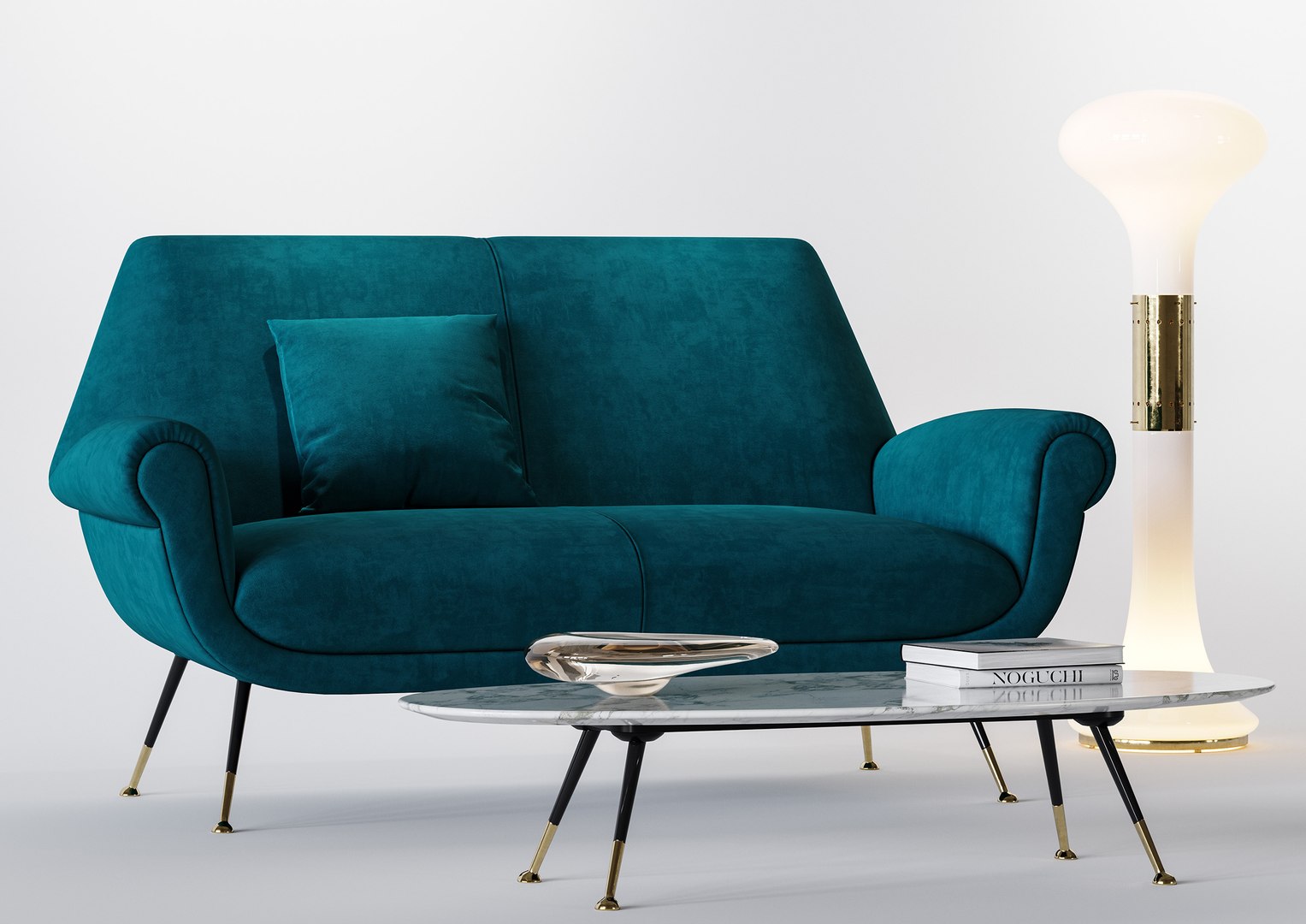 3D Minotti Albert Set Sofa Armchair - TurboSquid 1411814