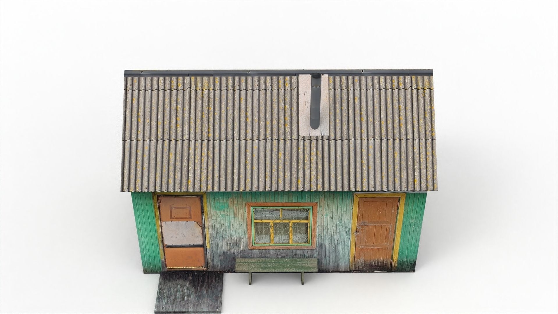 Old Booth 3D - TurboSquid 1723572