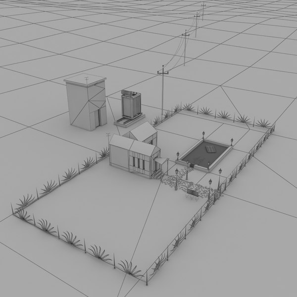 modèle 3D de Maison sur prairie gratuit - TurboSquid 981313