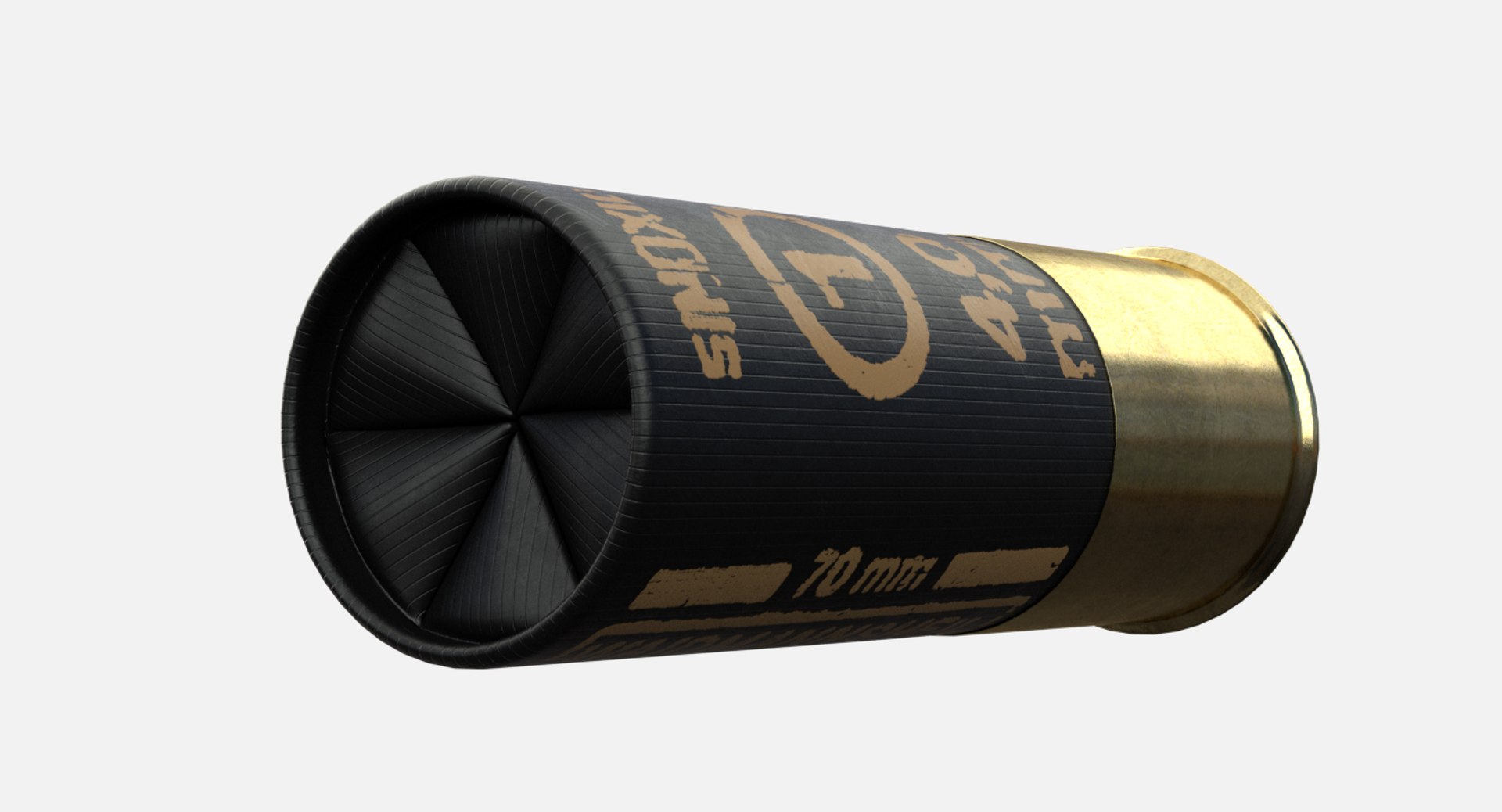 Shotgun Shell 3d Model