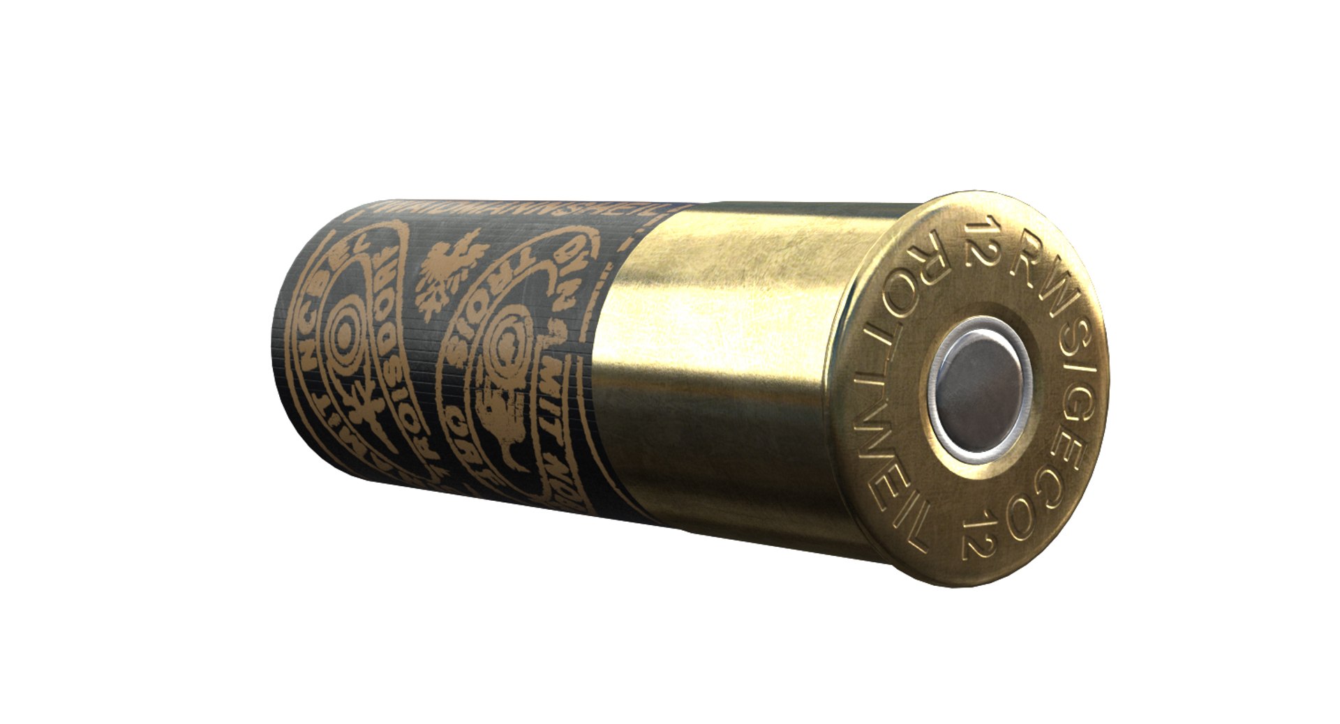 Shotgun Shell 3d Model