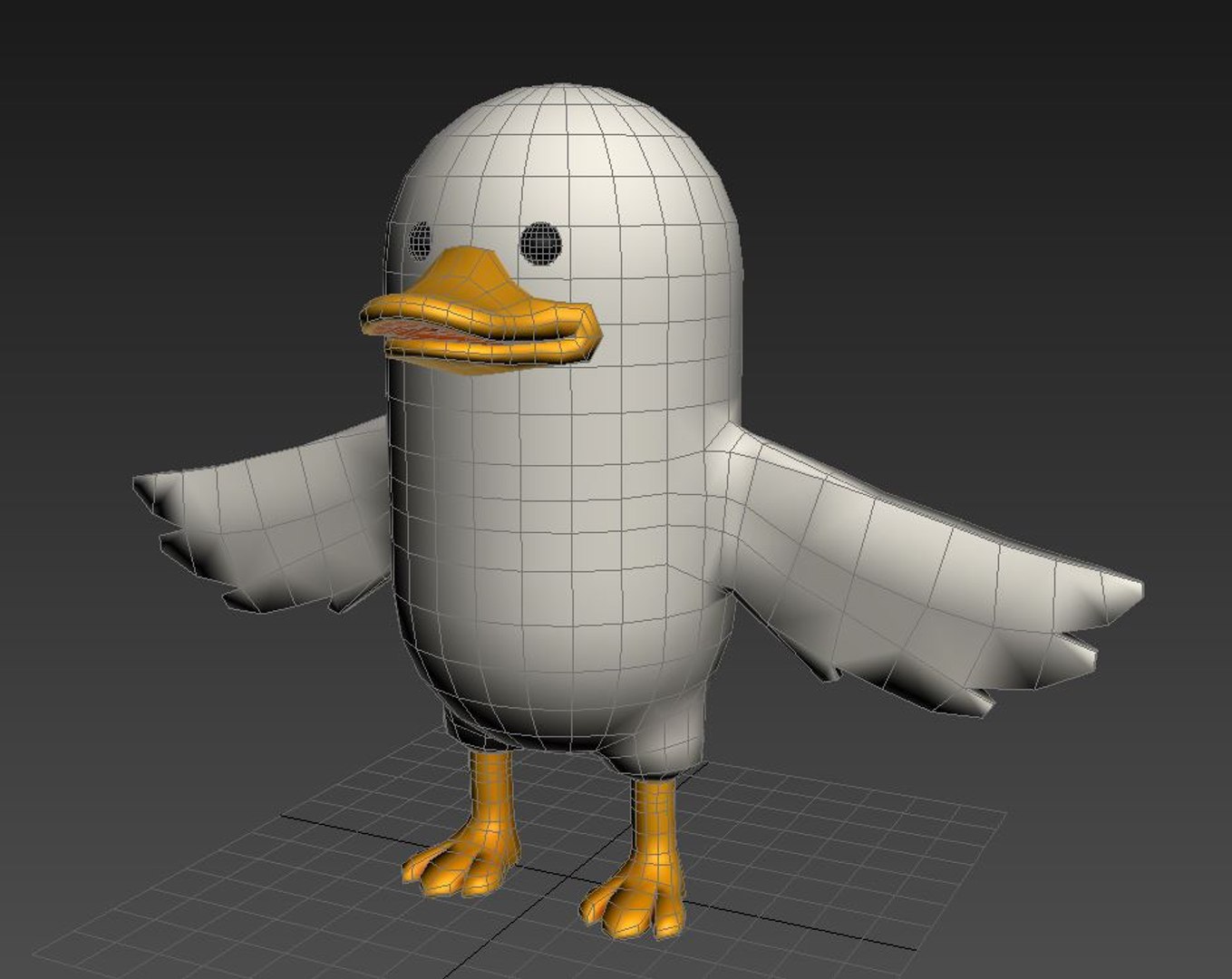 Duck Character Cartoon 3D Model - TurboSquid 1274573