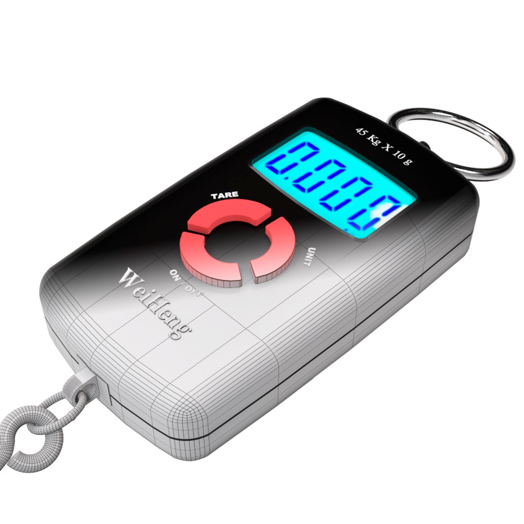 Electronic Scale 3D Model - TurboSquid 1982954