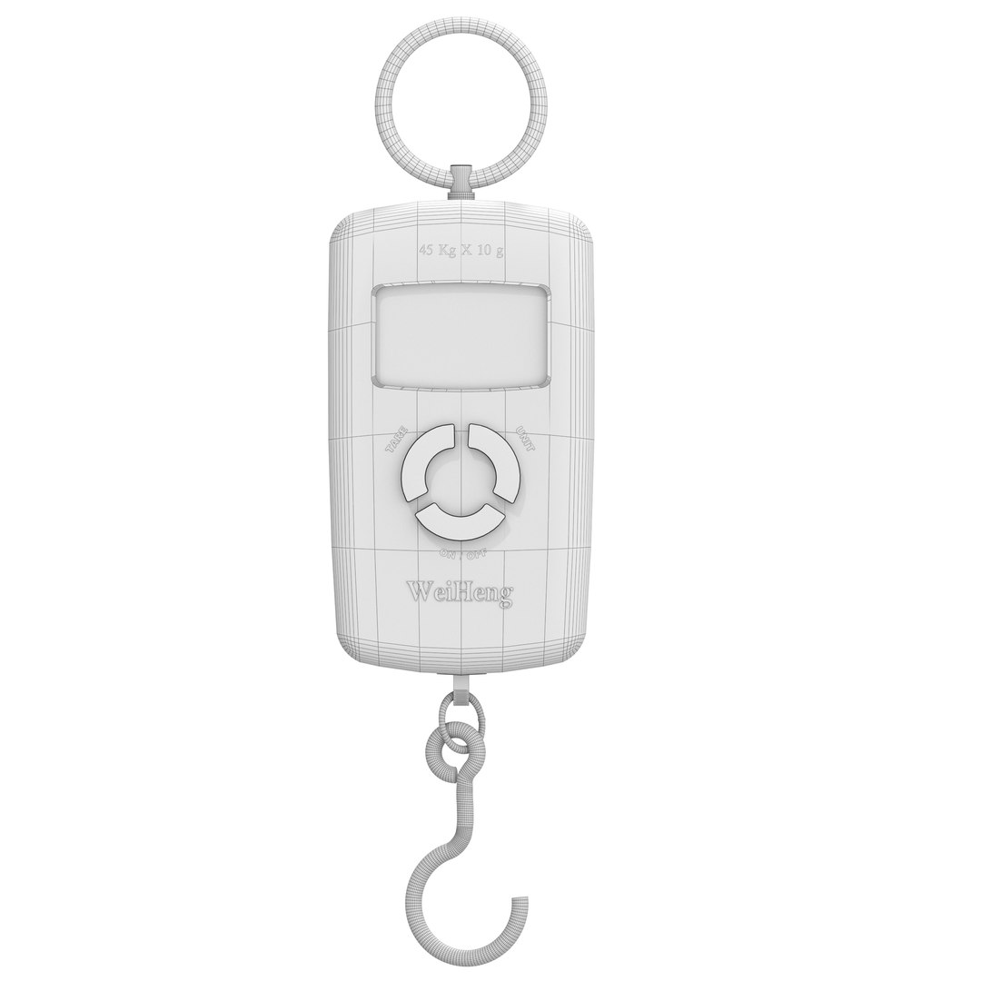 Electronic Scale 3D Model - TurboSquid 1982954