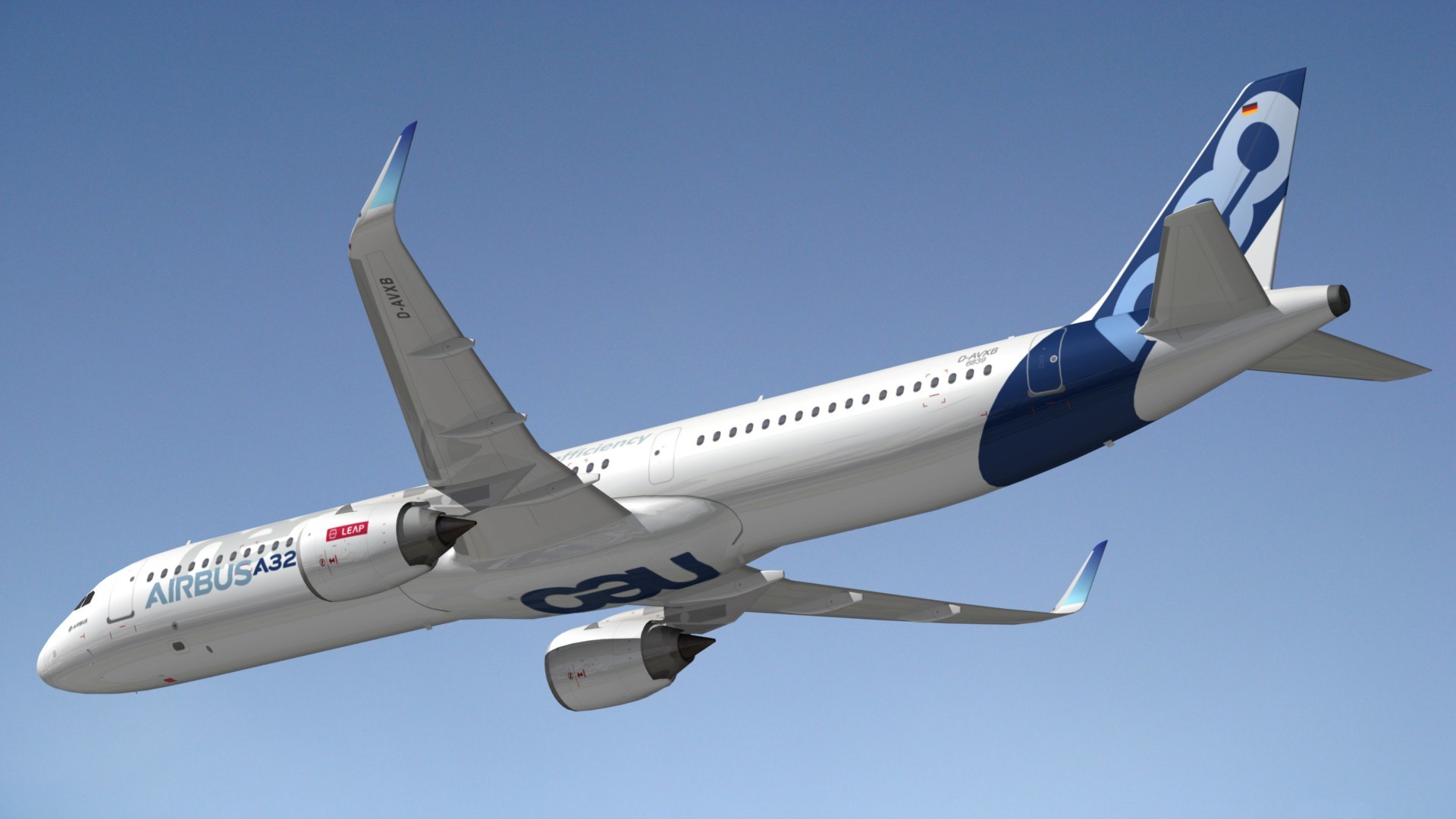 Airbus A321 Color House 3D Model - TurboSquid 1703972