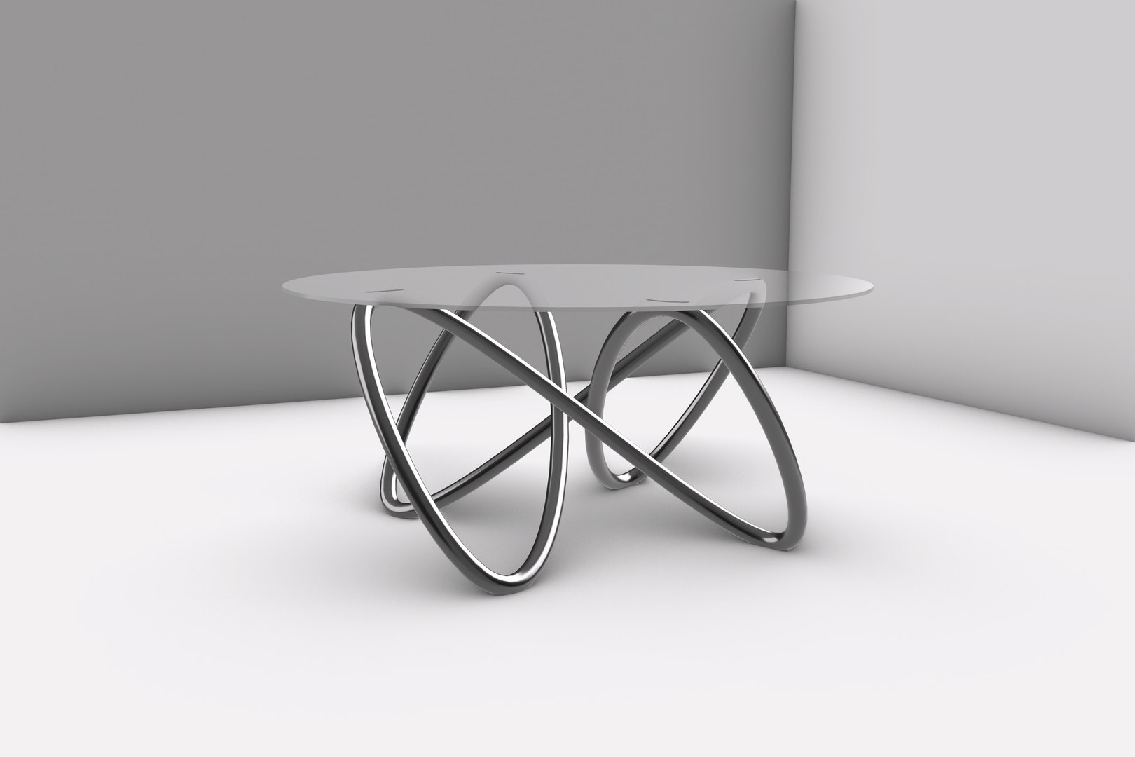 Infinity Loop Metal Table 3D - TurboSquid 2034235