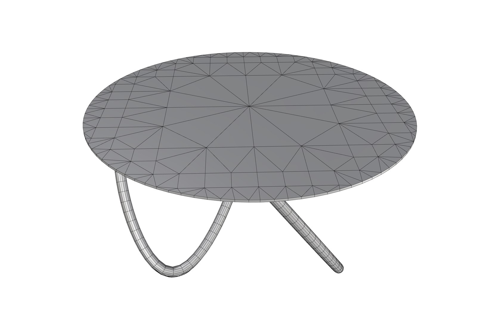Infinity Loop Metal Table 3D - TurboSquid 2034235