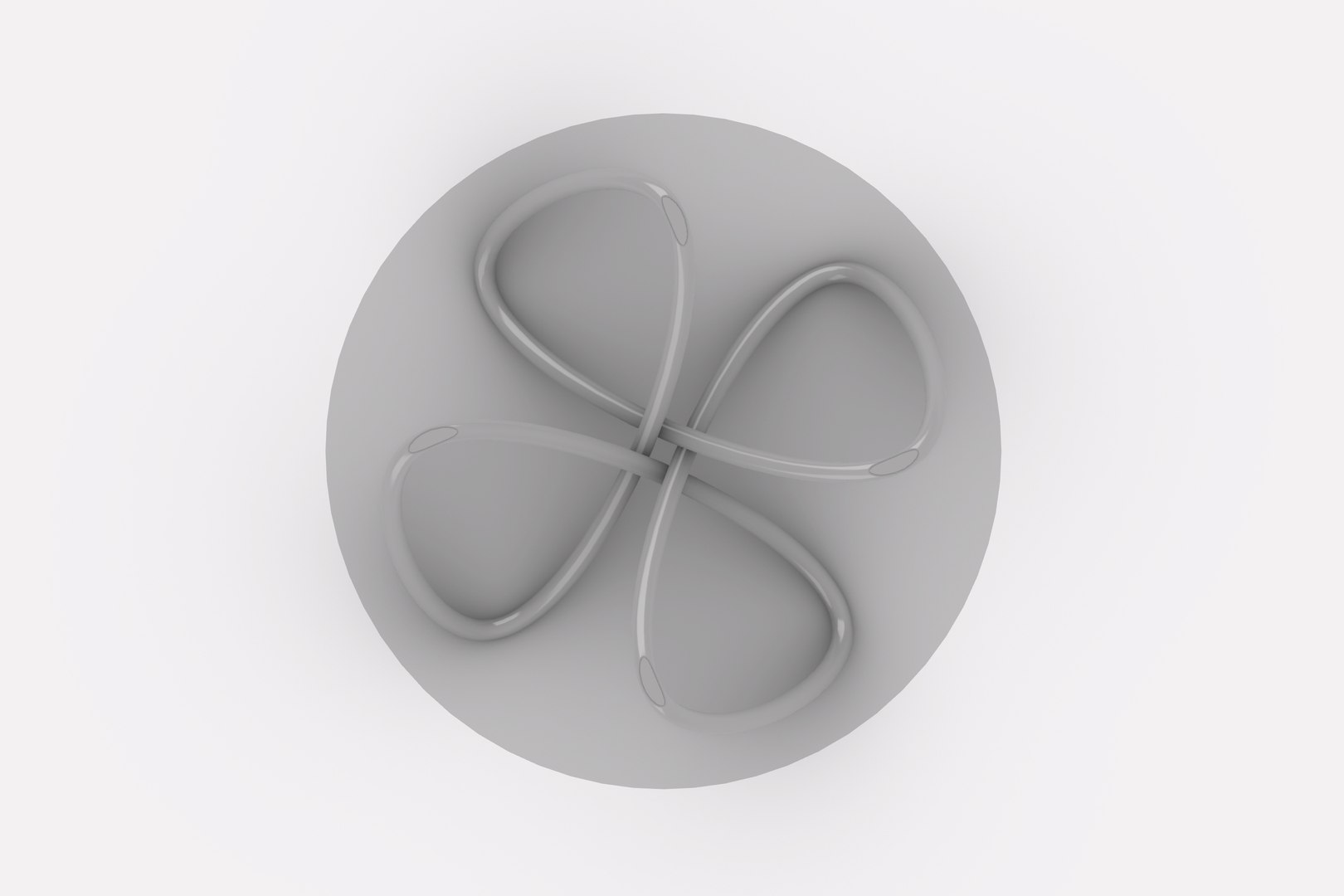 Infinity Loop Metal Table 3D - TurboSquid 2034235