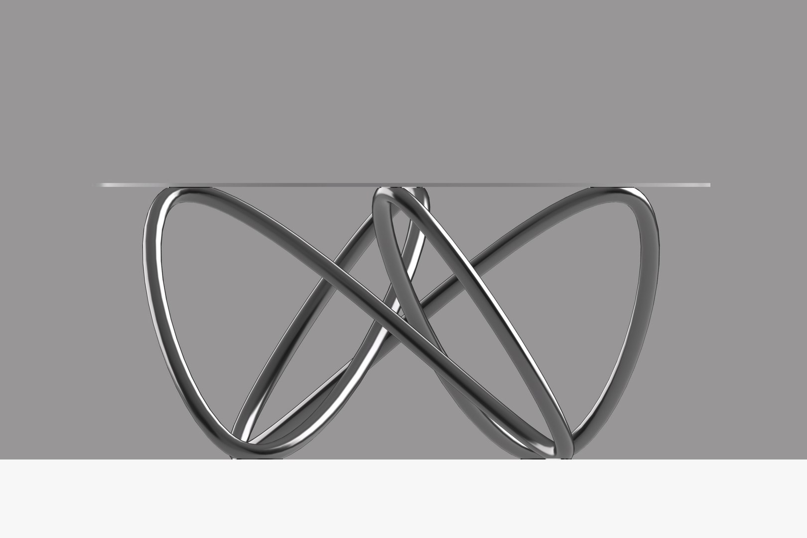 Infinity Loop Metal Table 3D - TurboSquid 2034235