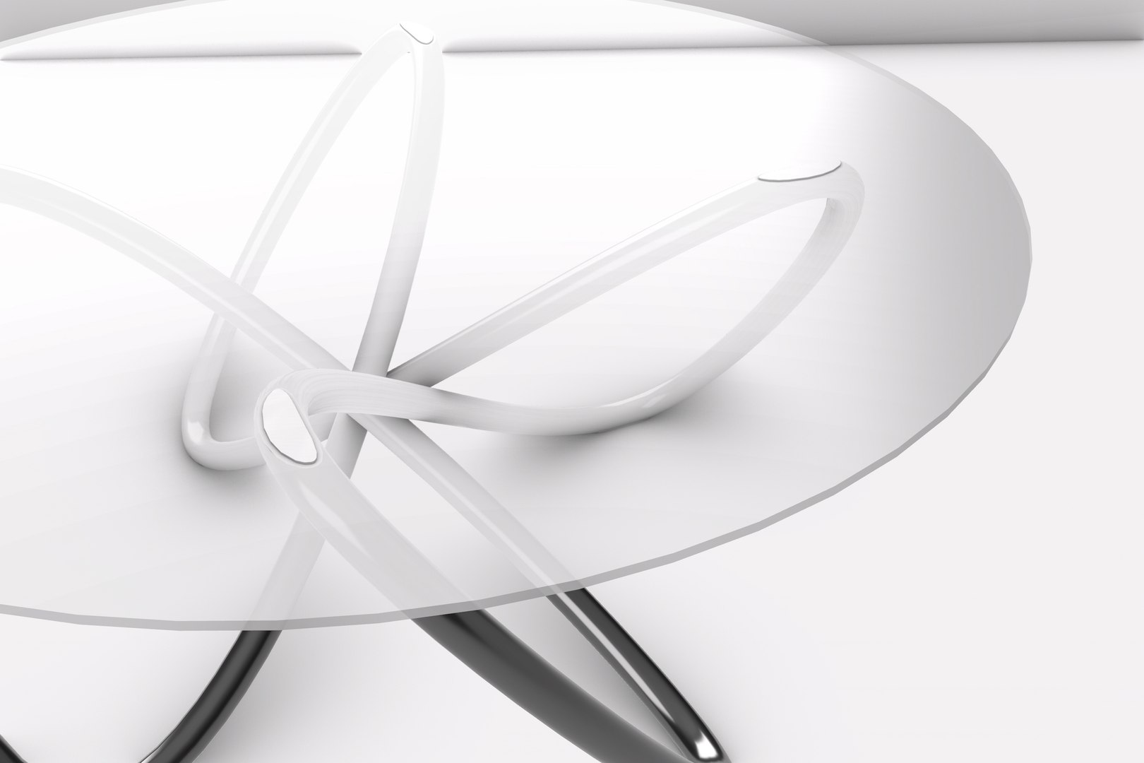 Infinity Loop Metal Table 3D - TurboSquid 2034235