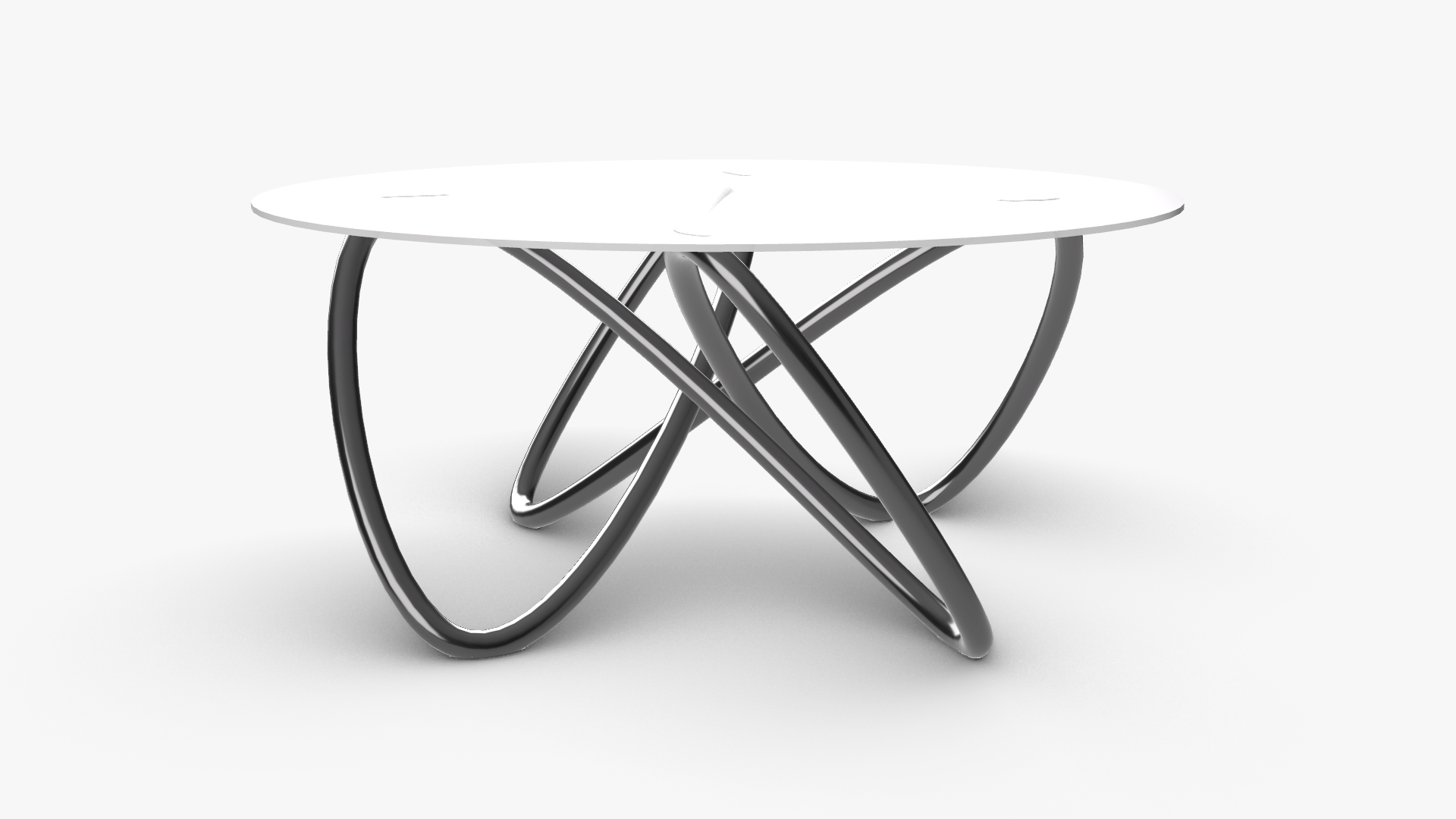 Infinity Loop Metal Table 3D - TurboSquid 2034235