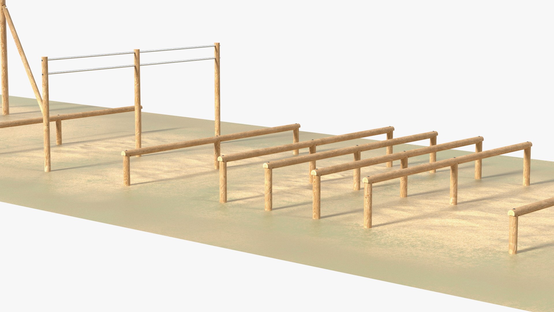 Military Training Obstacles Course 3D Model - TurboSquid 2235489