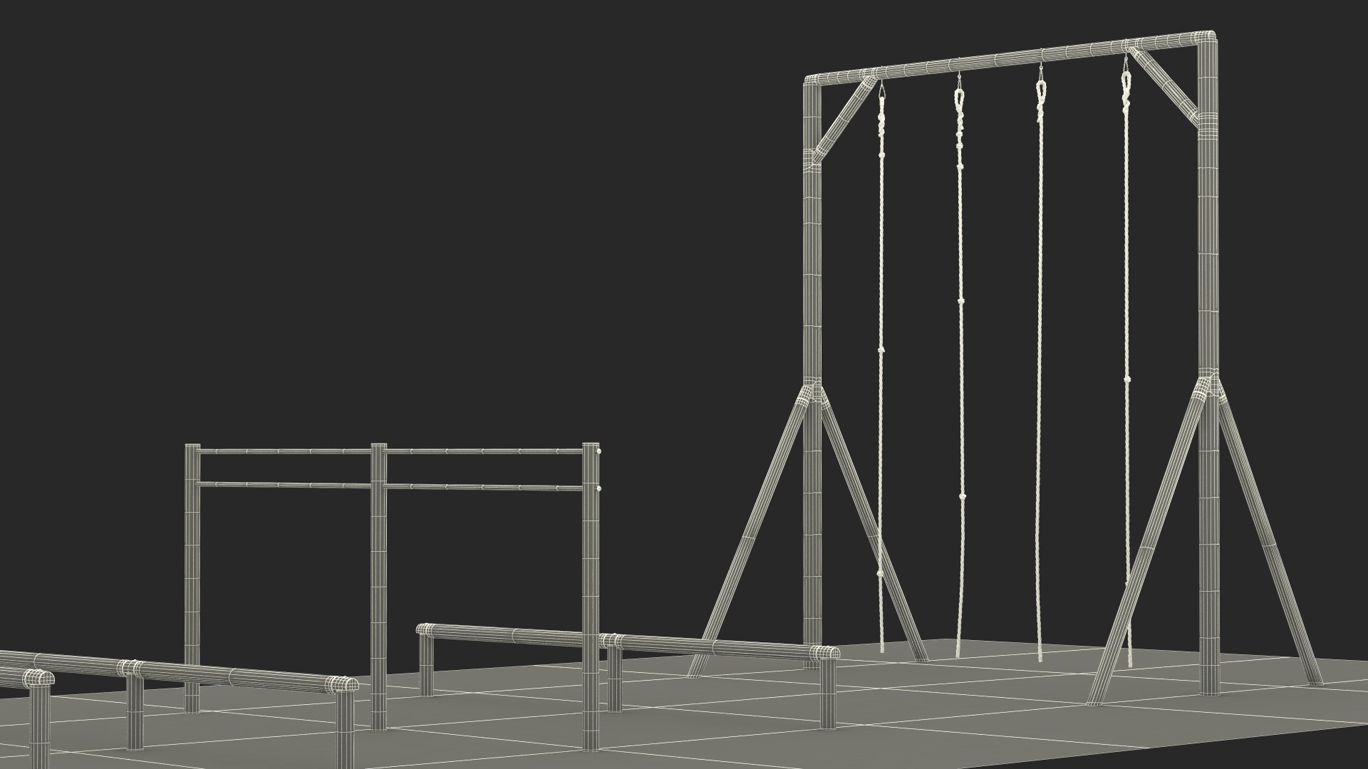 Military Training Obstacles Course 3D Model - TurboSquid 2235489