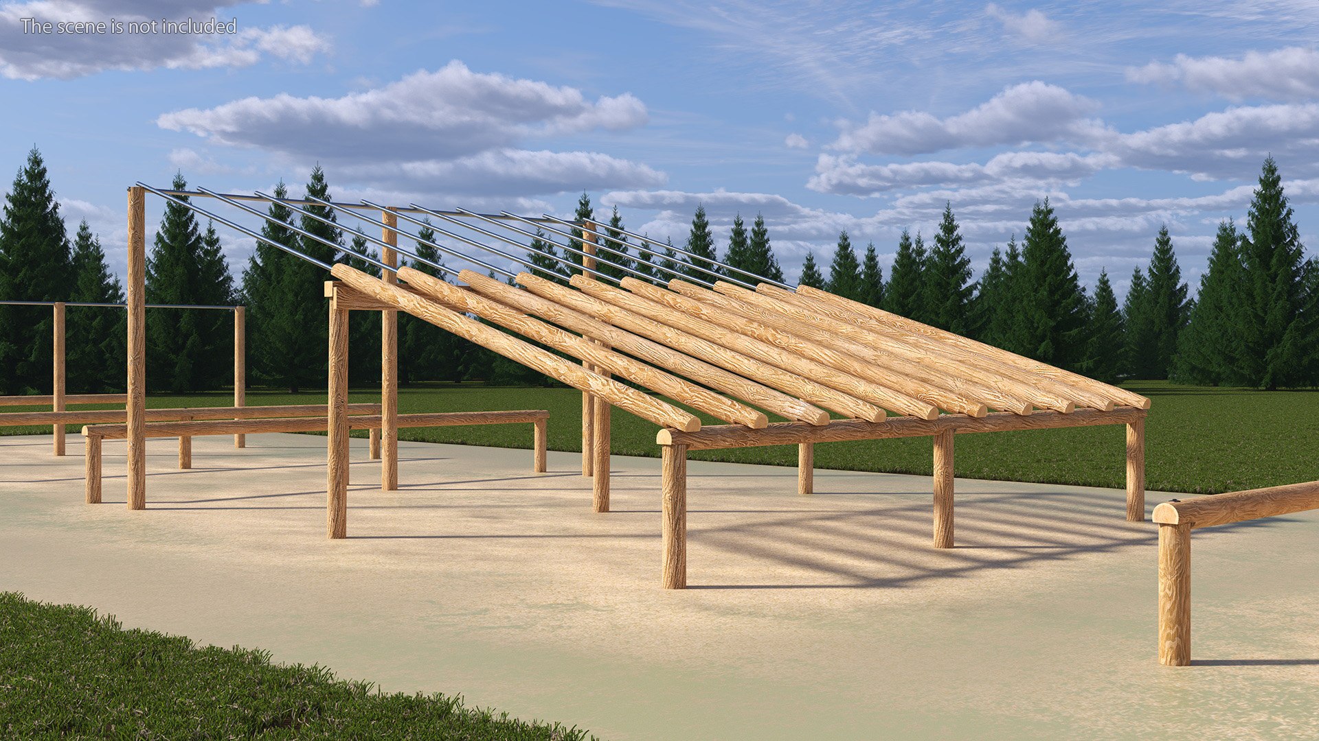 Military Training Obstacles Course 3D Model - TurboSquid 2235489