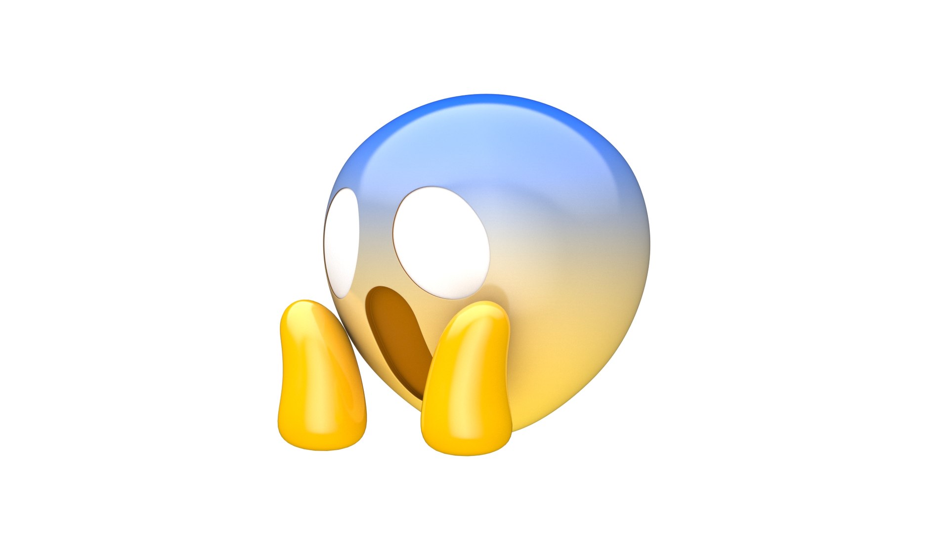 Apple Face Screaming In Fear 3D Model - TurboSquid 1778731