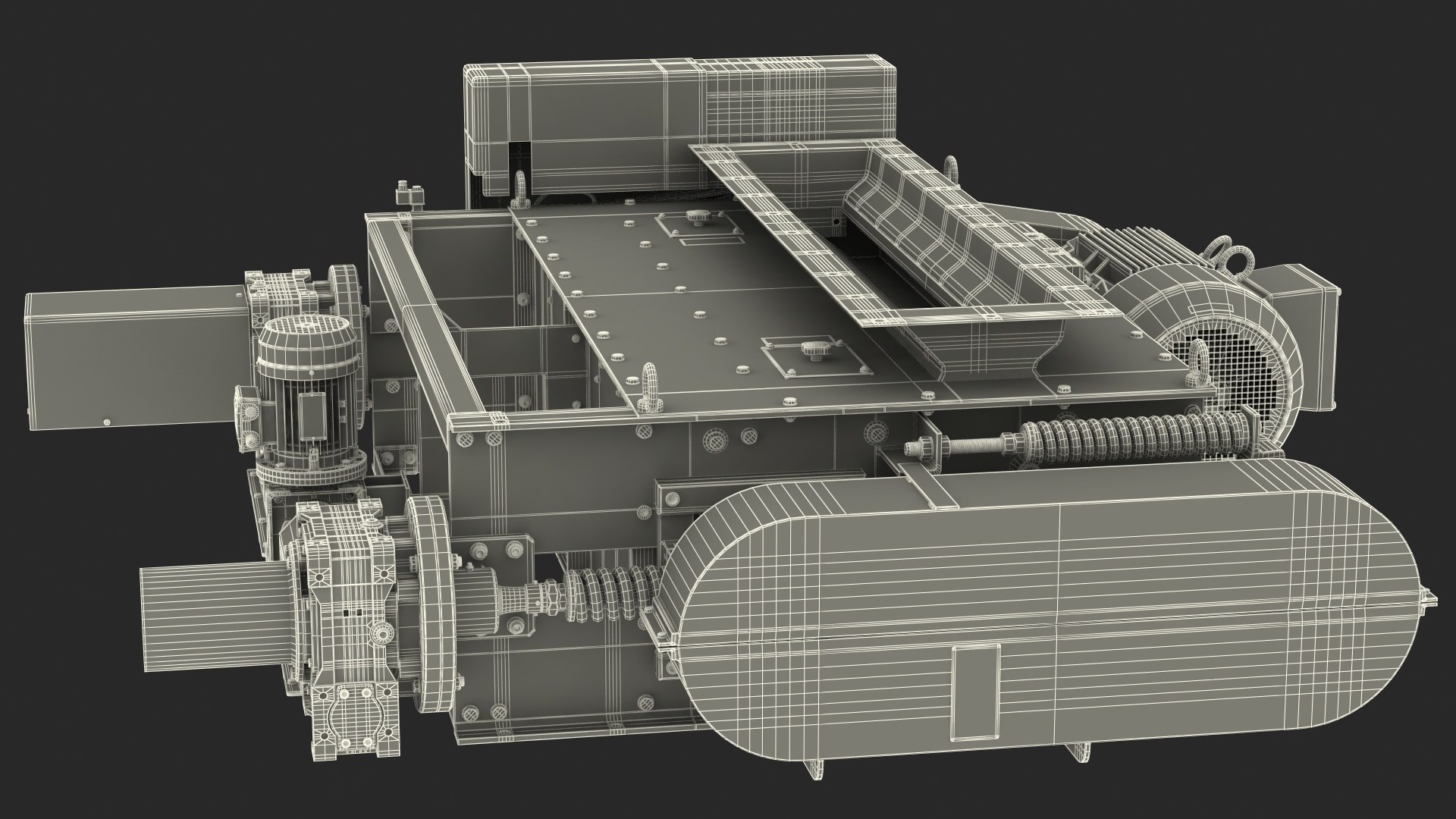 3D Model Roller Mill For Crushing Animal Feed Pellets - TurboSquid 1961687