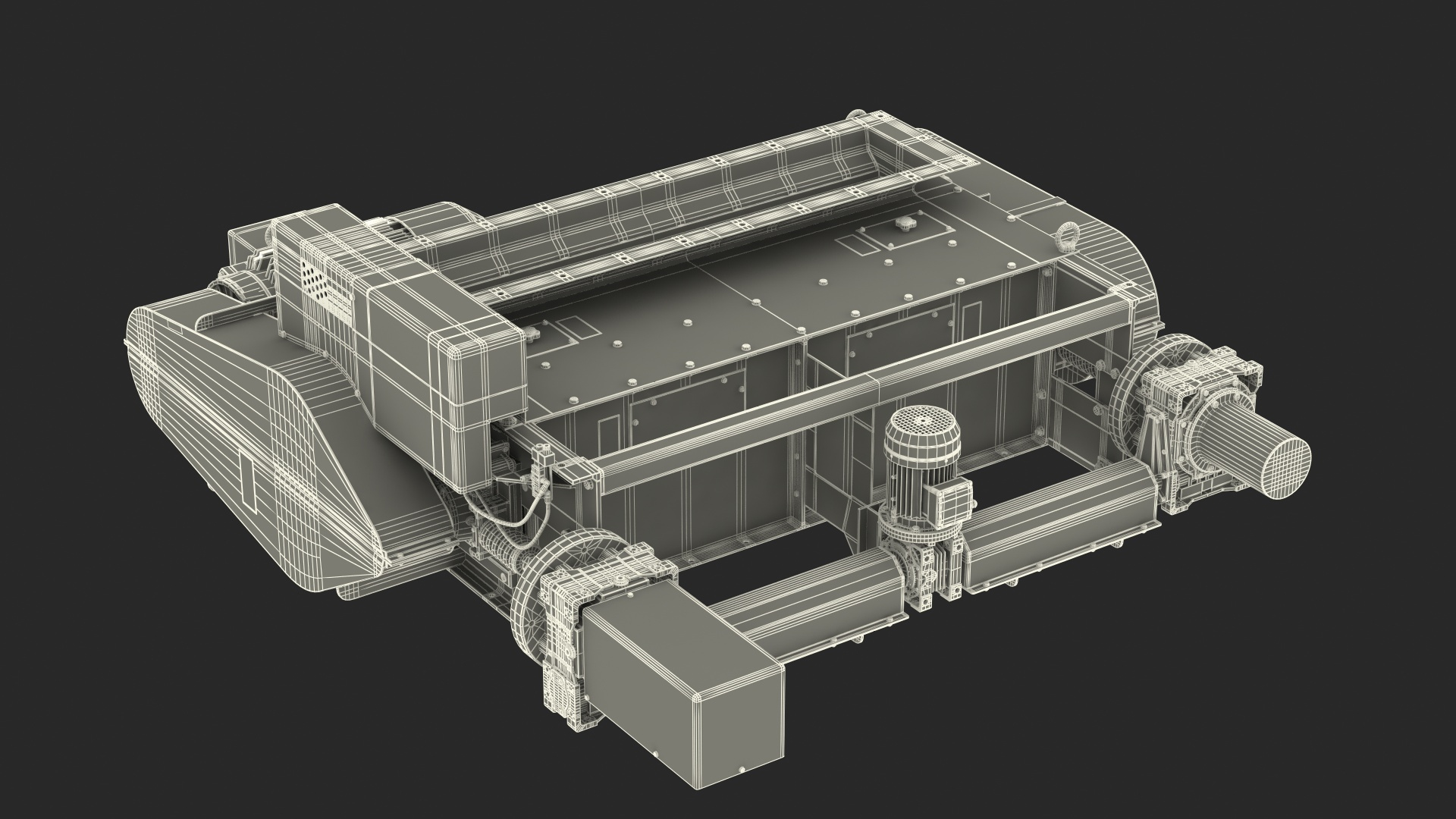 3D Model Roller Mill For Crushing Animal Feed Pellets - TurboSquid 1961687