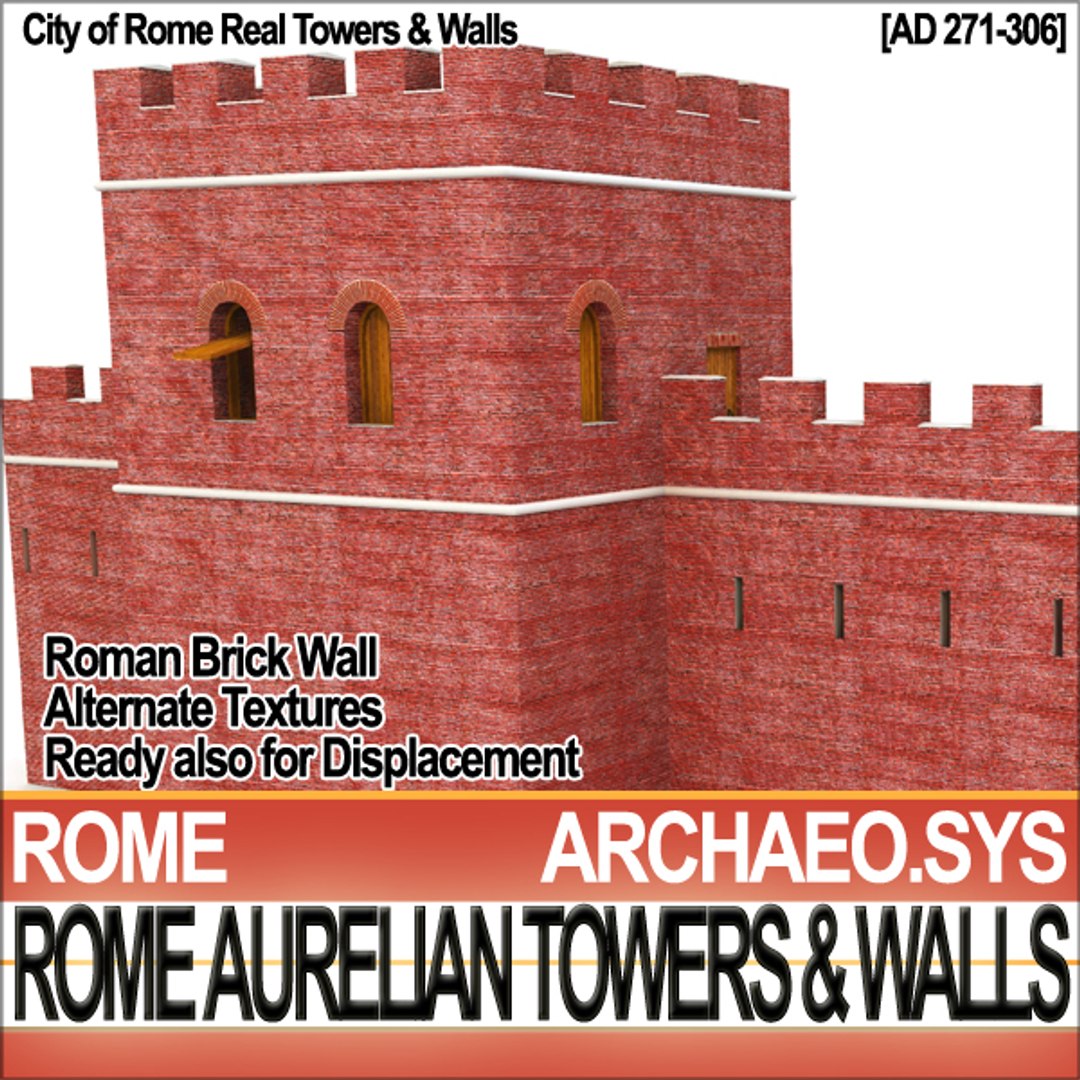 Towers Walls City Rome 3ds