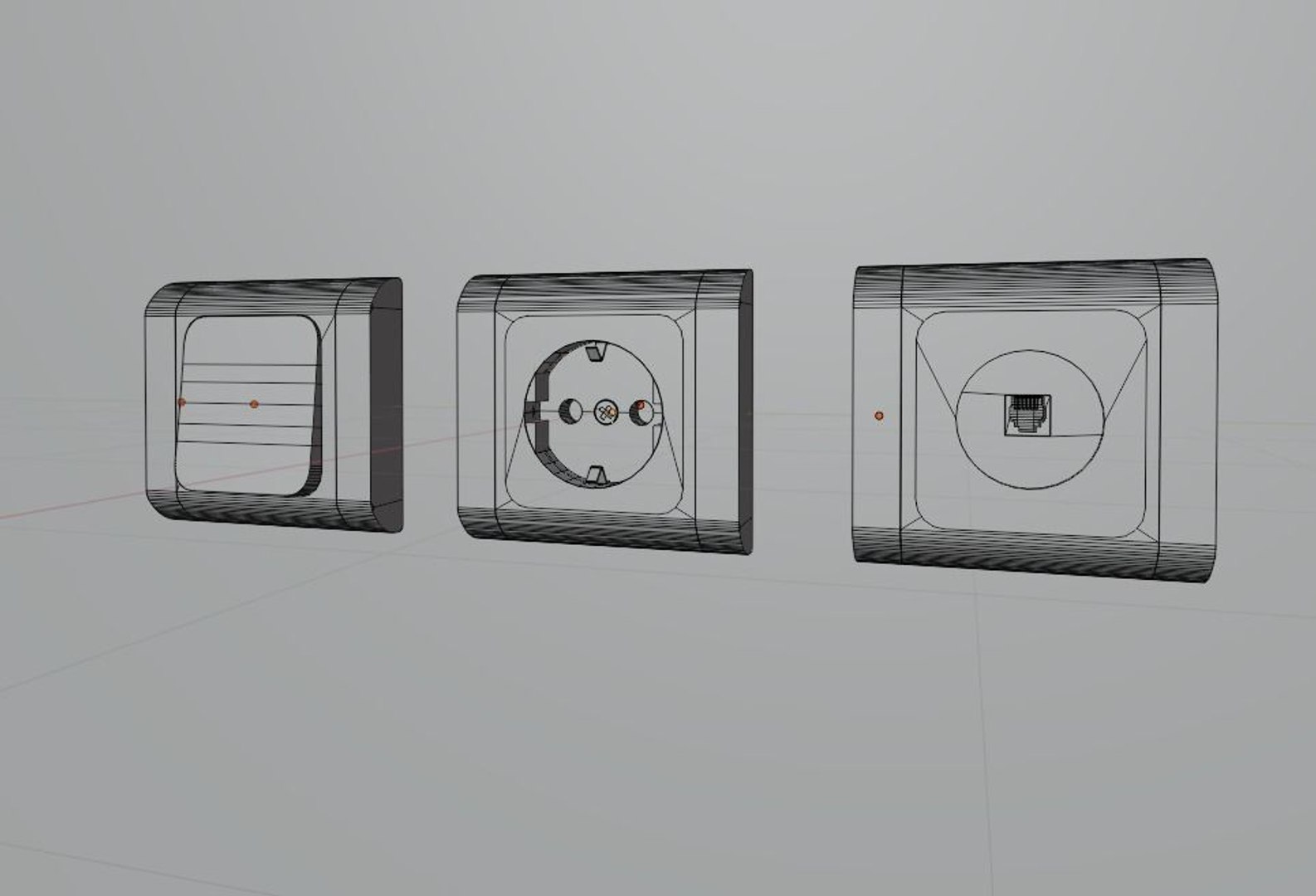 Electrical Installation Set 3D Model - TurboSquid 2170812
